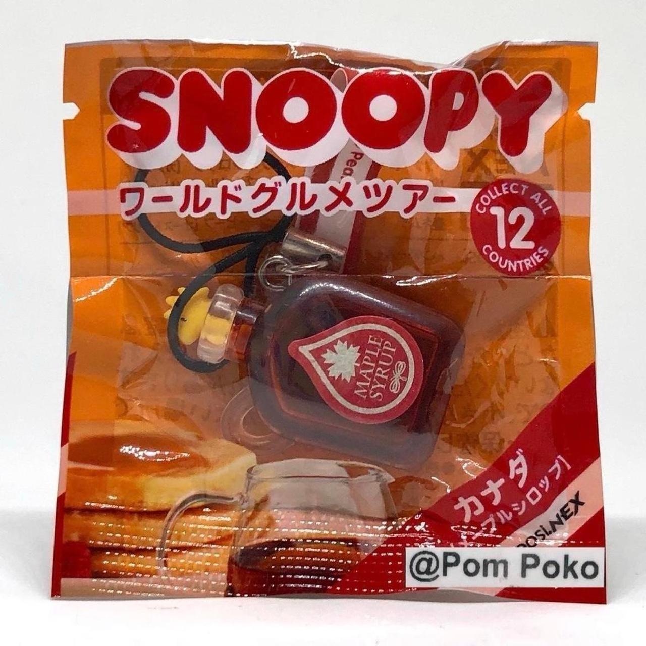 Peanuts Snoopy Woodstock on Maple Syrup Keychain... | Depop