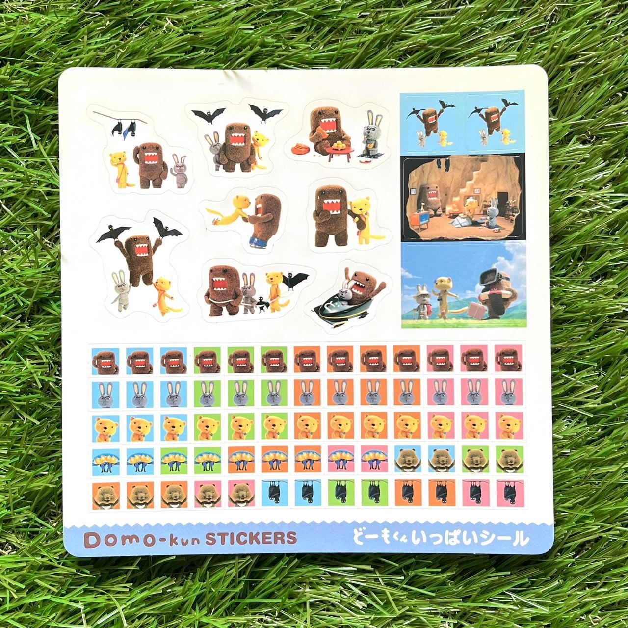 RARE NHK Domo Kun Mini Squares SQUARE Sticker... | Depop