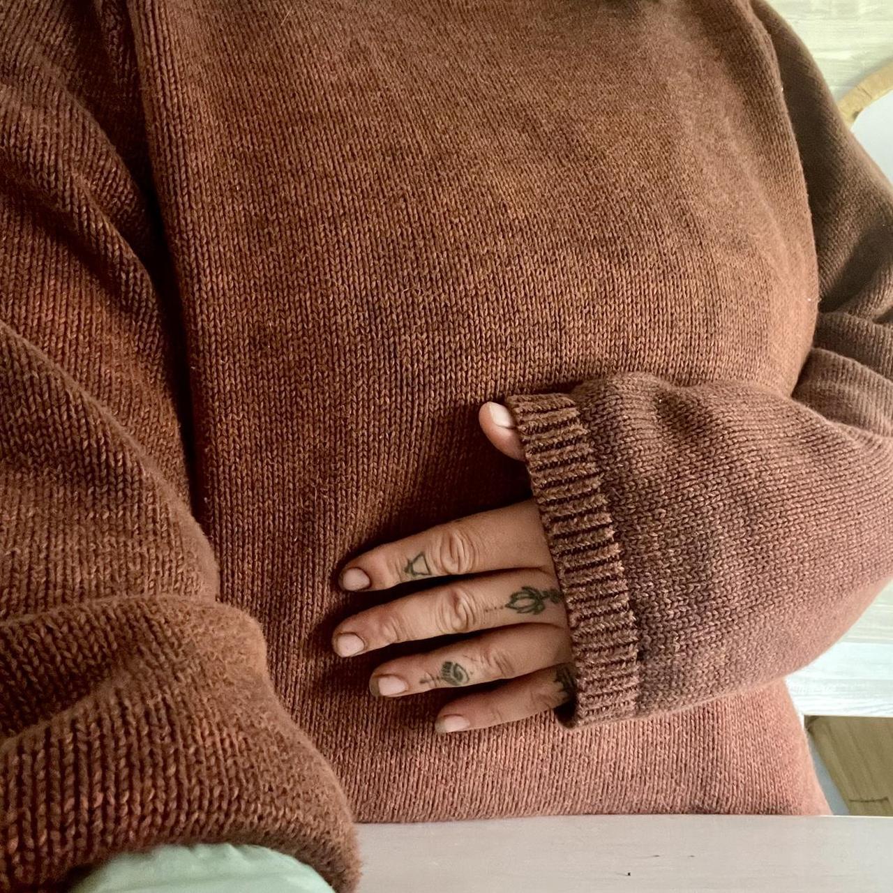 Gorman warm brown sweater. Size M. Organic cotton | Depop