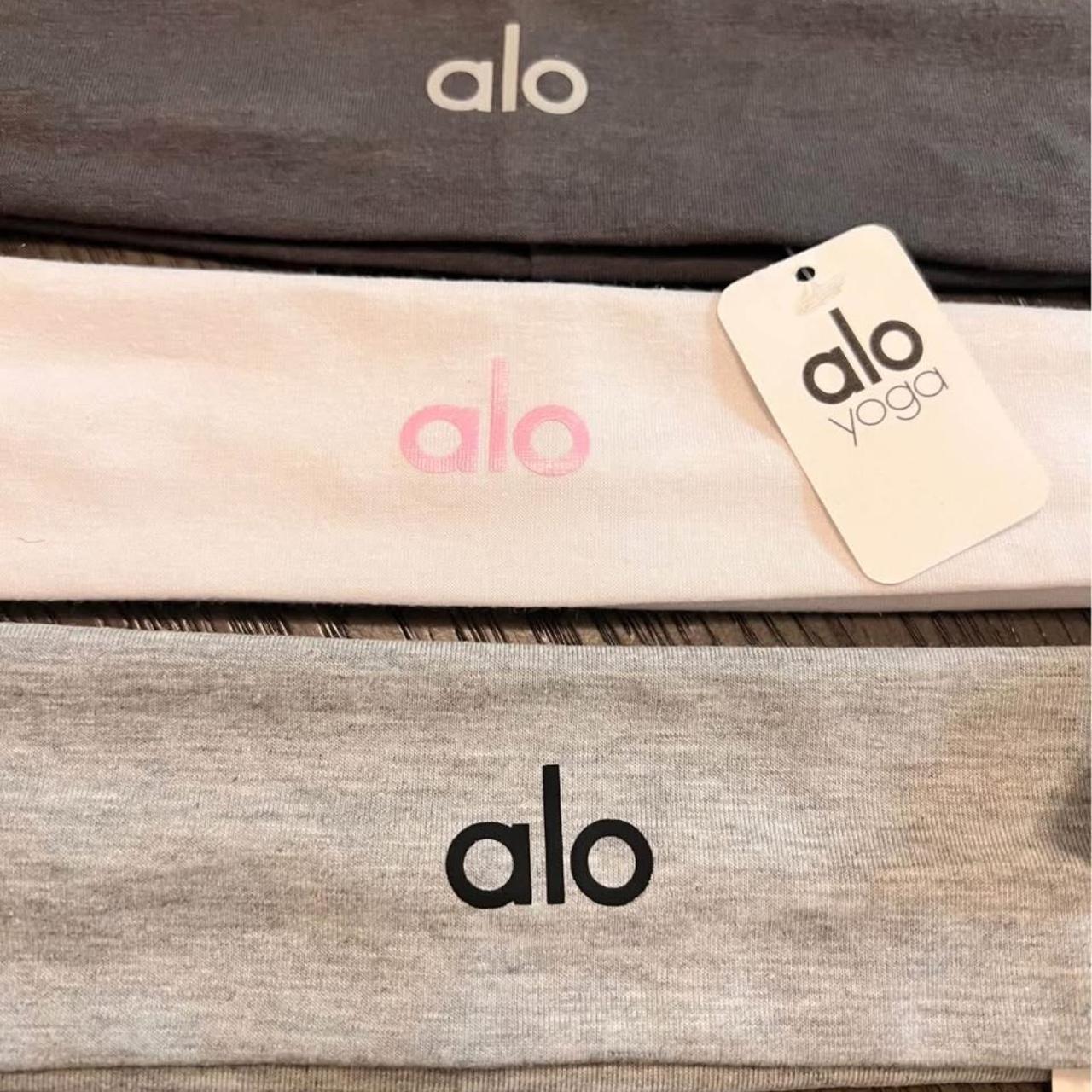 3 headbands with alo logo Alo inspired | Depop