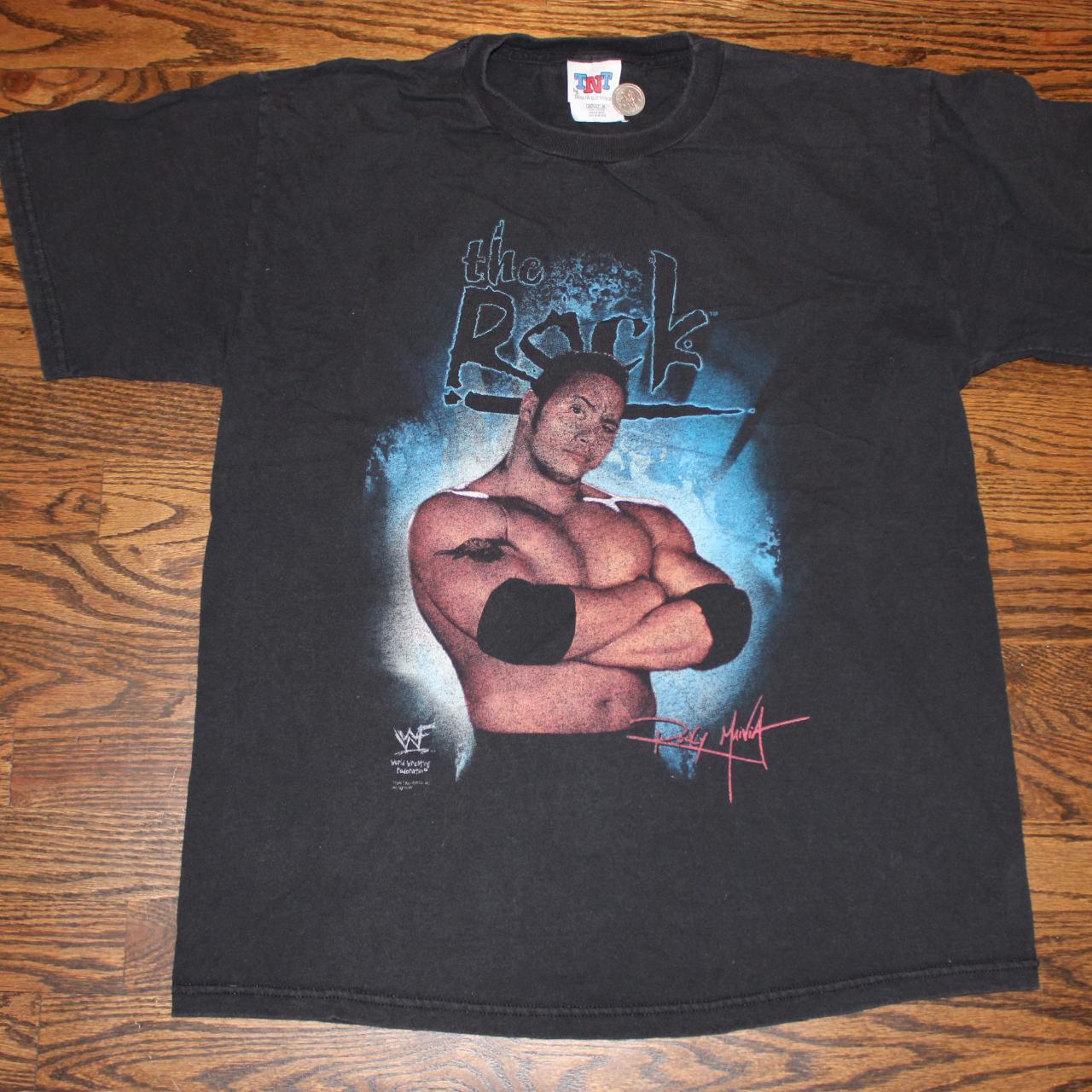Vintage The Rock shirt Tag TnT Measurements 20 x... - Depop