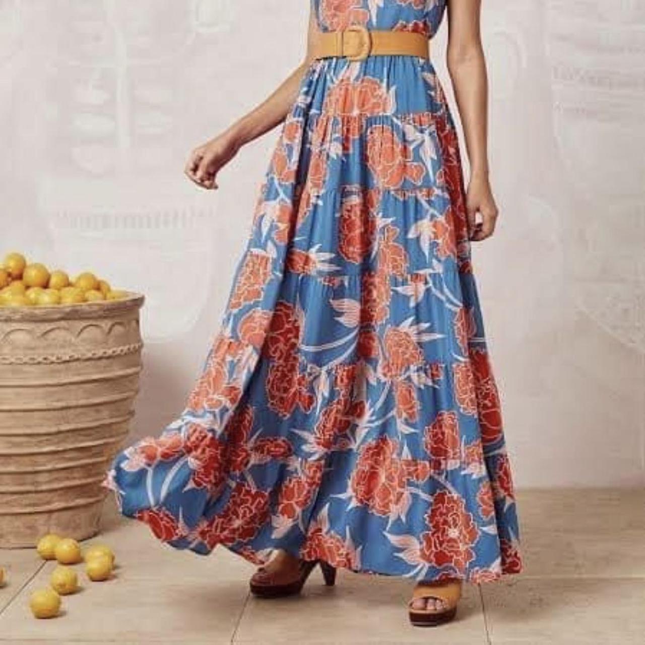 Mister Zimi Silk Alice Skirt In St Tropez Print Depop