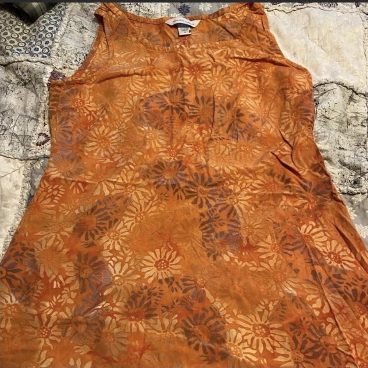 Nomadic traders dress size large 100% rayon made in... - Depop