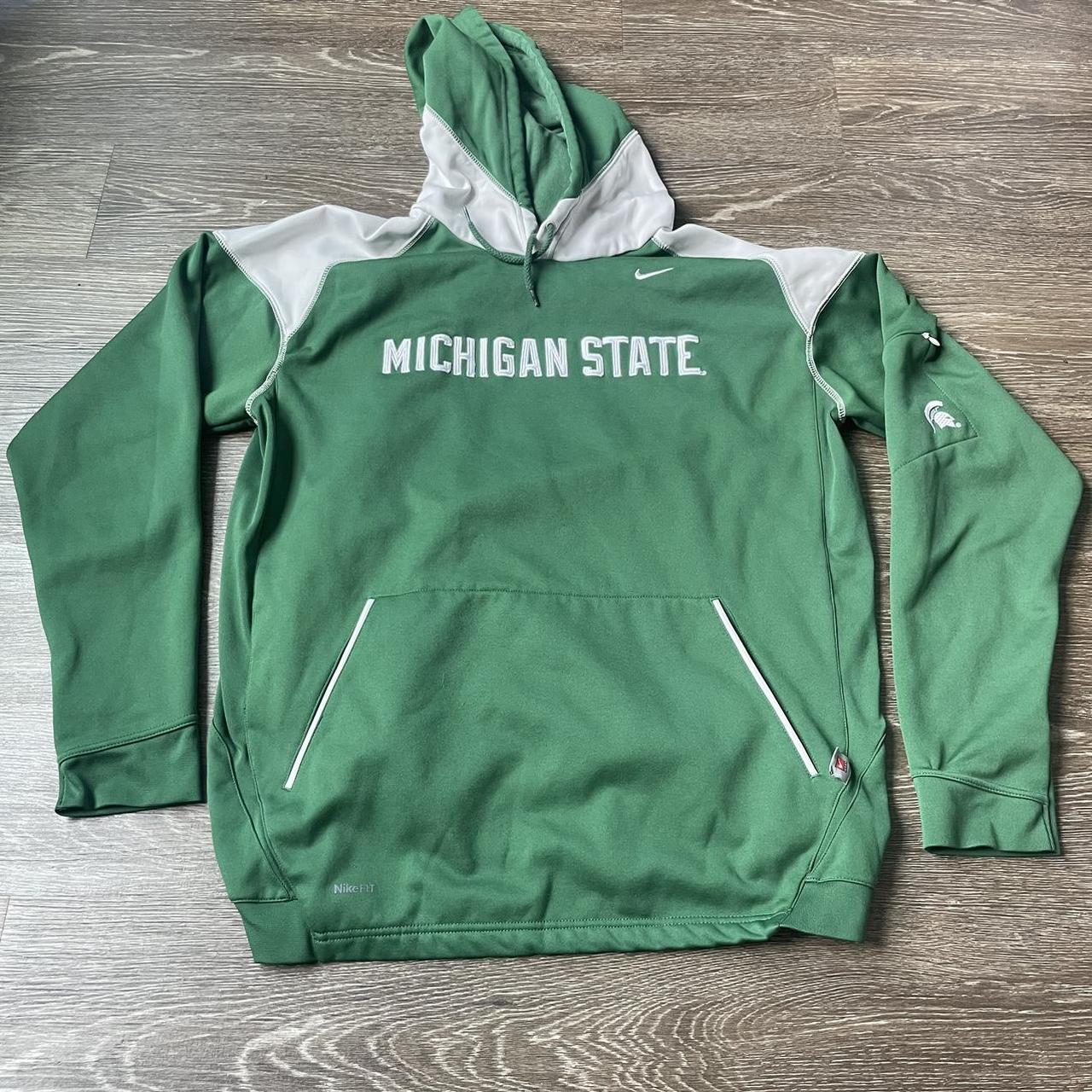 Vintage Team Nike Michigan State Hoodie - Michigan... - Depop