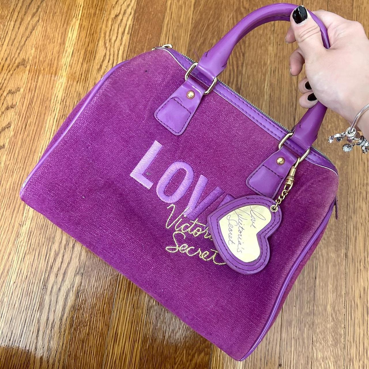 Victoria’s Secret purple clutch bag purse; in good... - Depop
