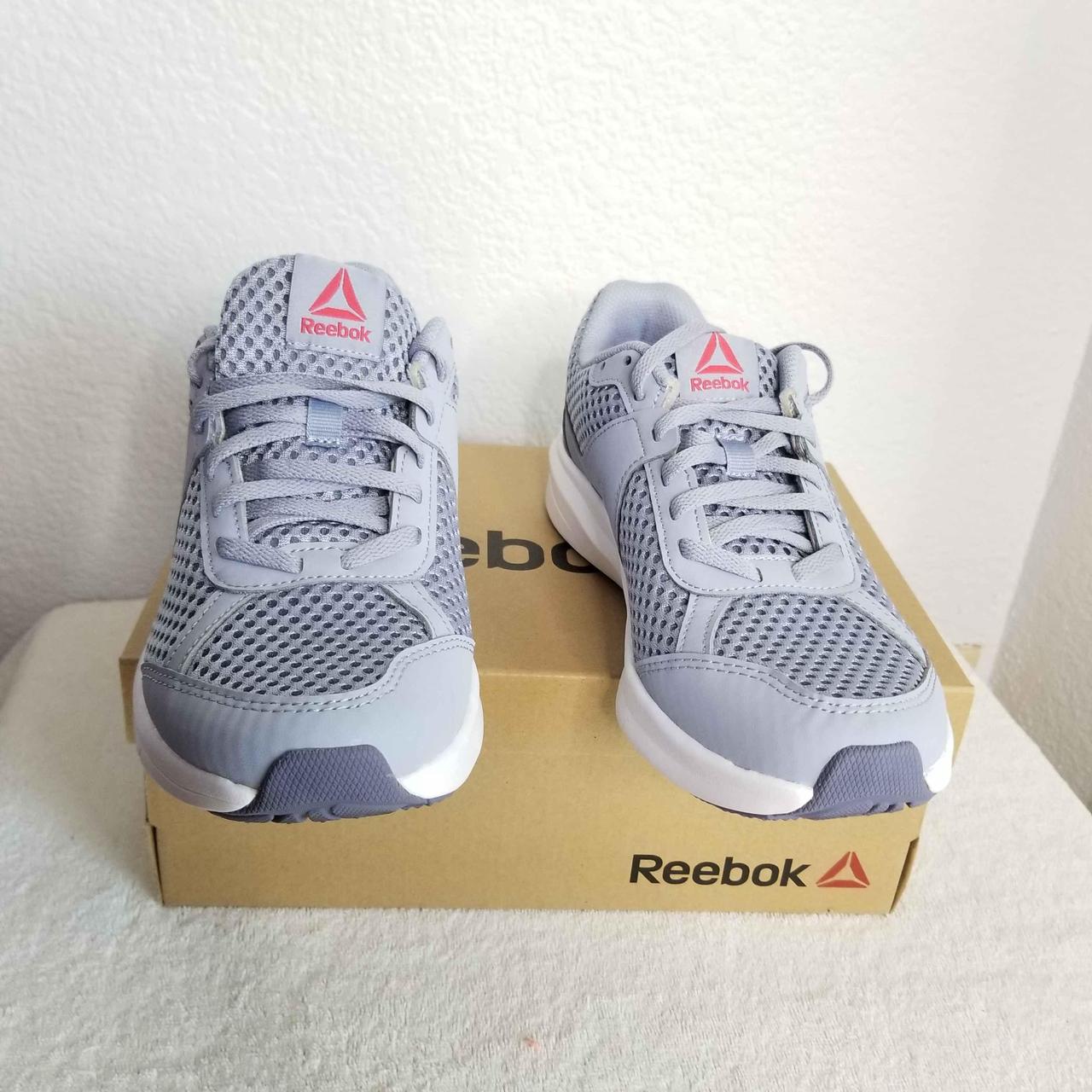 Reebok Women's Grey Trainers | Depop