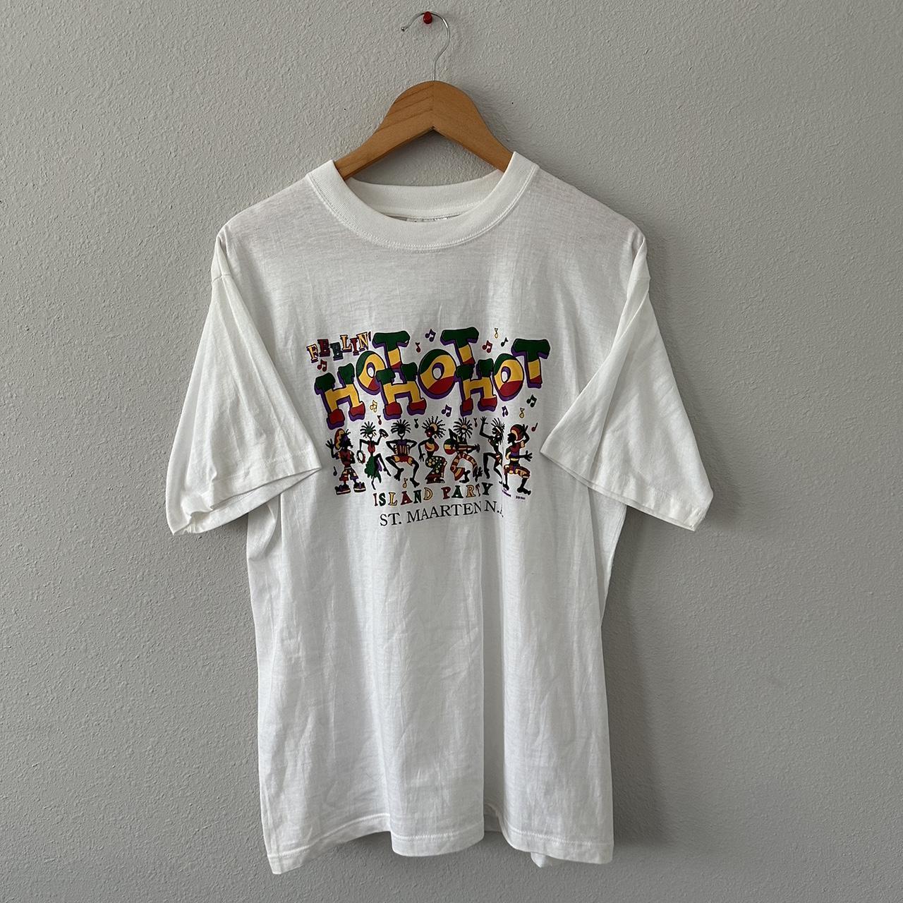 Vintage Reggae Style Island Party T Shirt @depop... - Depop
