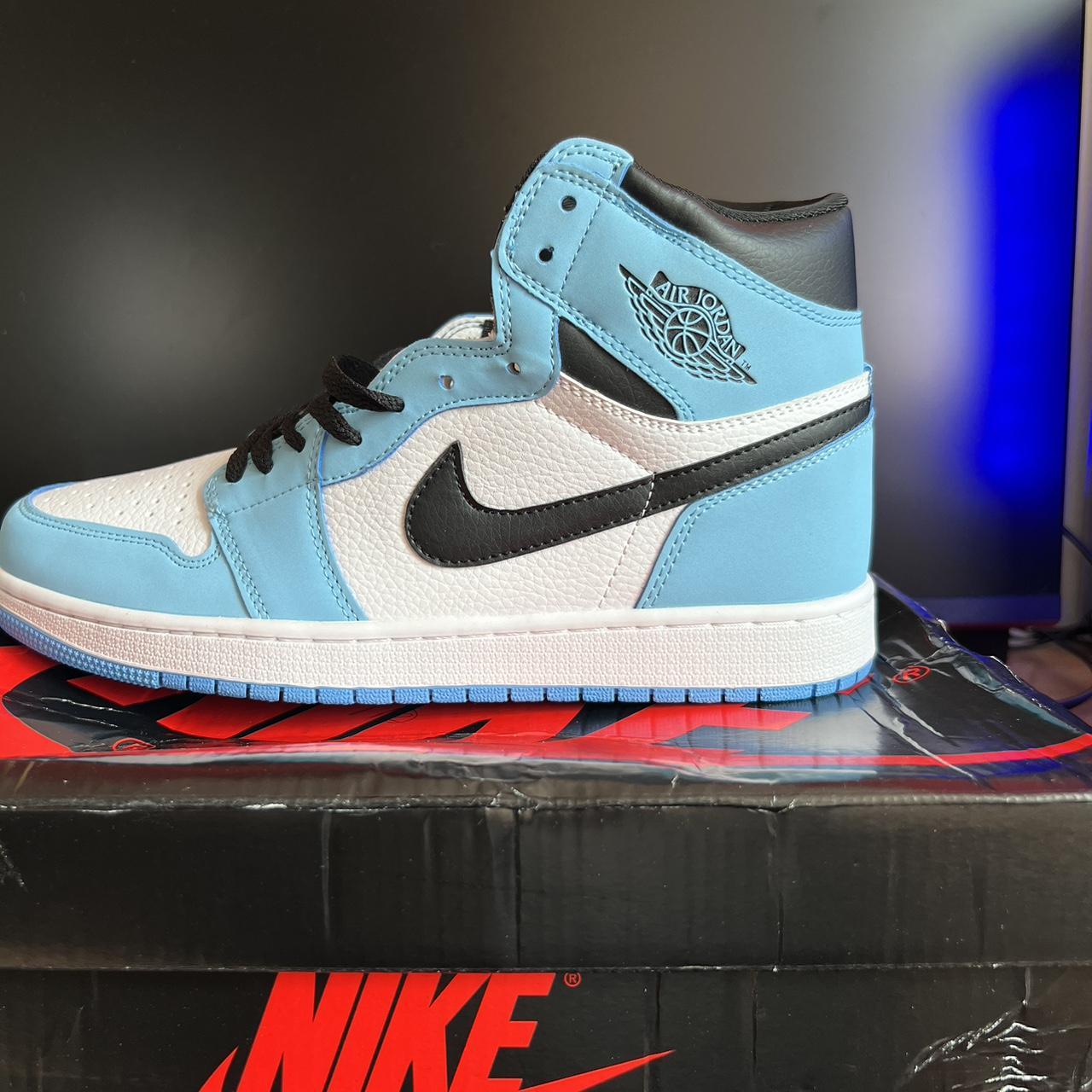 Jordan 1 University Blue ( OG High Golf ) Size 9 UK - Depop
