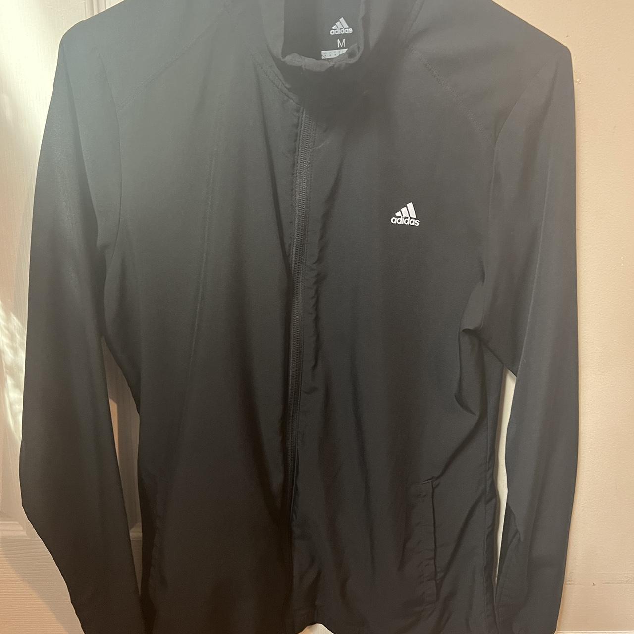 ADIDAS GOLD JACKET • worn once • SO light weight •... - Depop