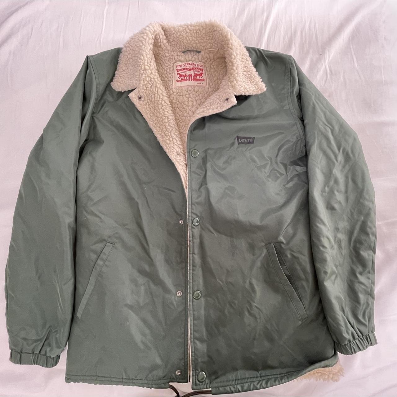 levi’s borg lined jacket - like new never worn... - Depop