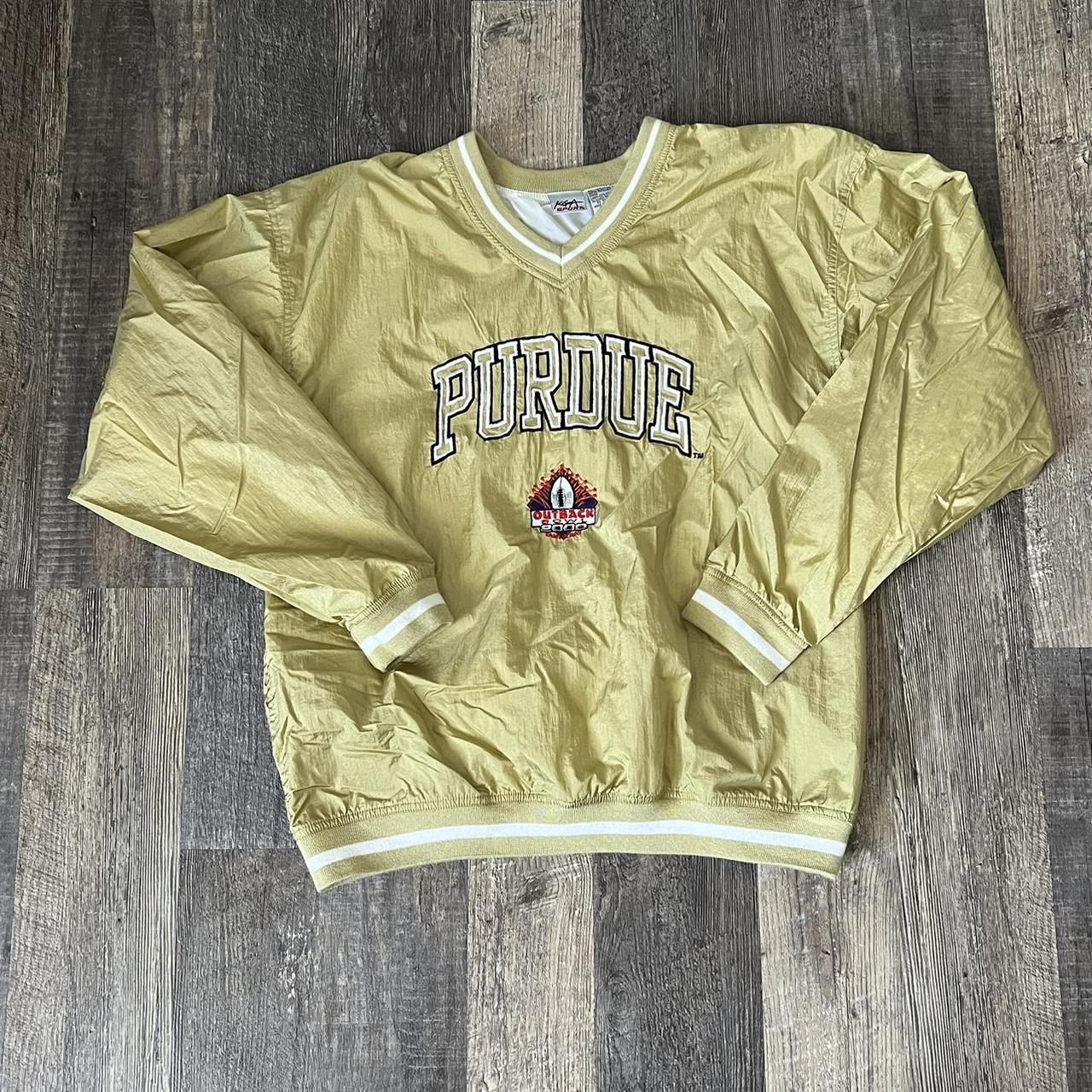 Vintage y2k Purdue Windbreaker Pullover Size L I’m... - Depop