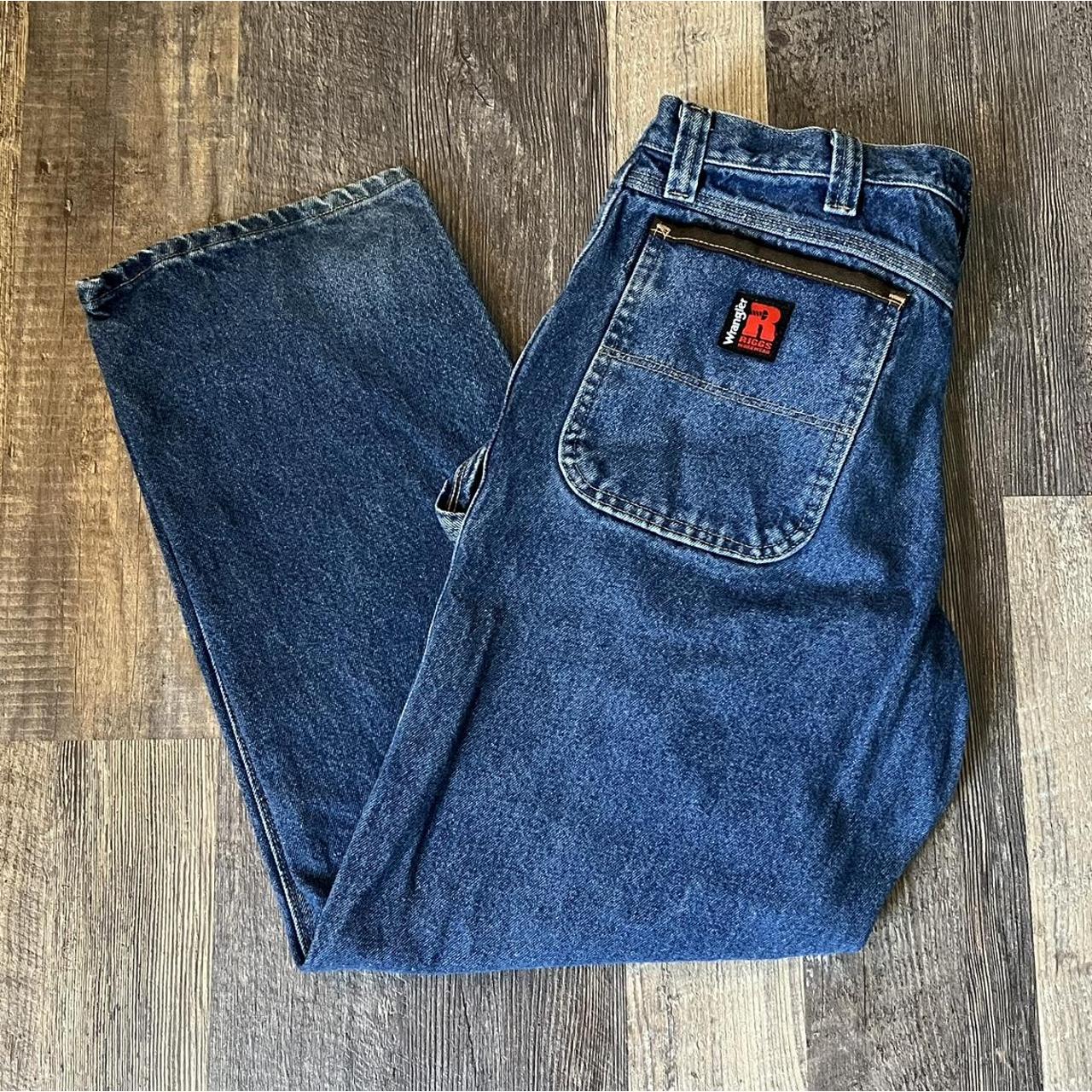 Wrangler Riggs Jeans Size 36x30 I’m 5’11 for... - Depop