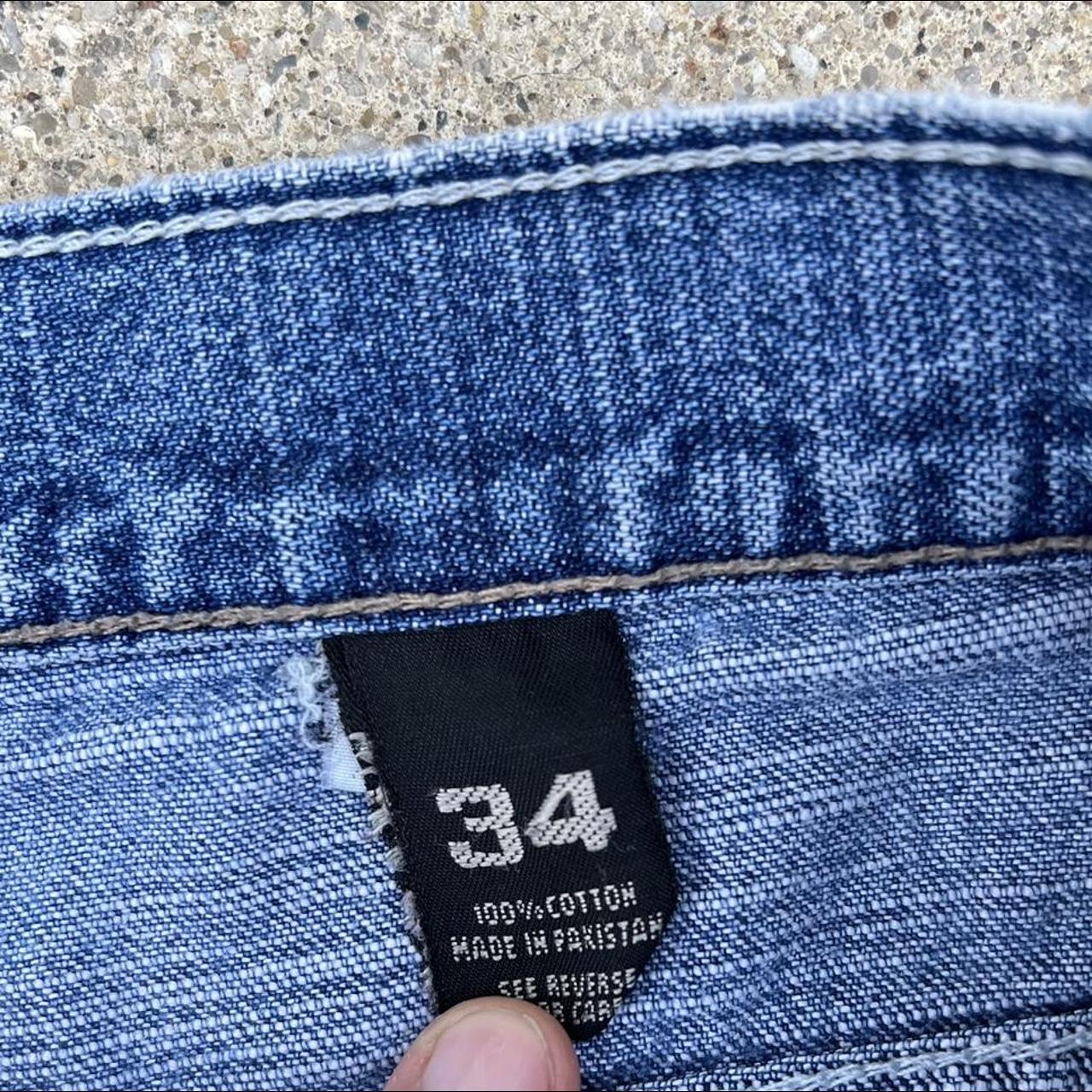 Y2K Evisu Baggy Jorts 34” waist 13.5” inseam I’m... - Depop