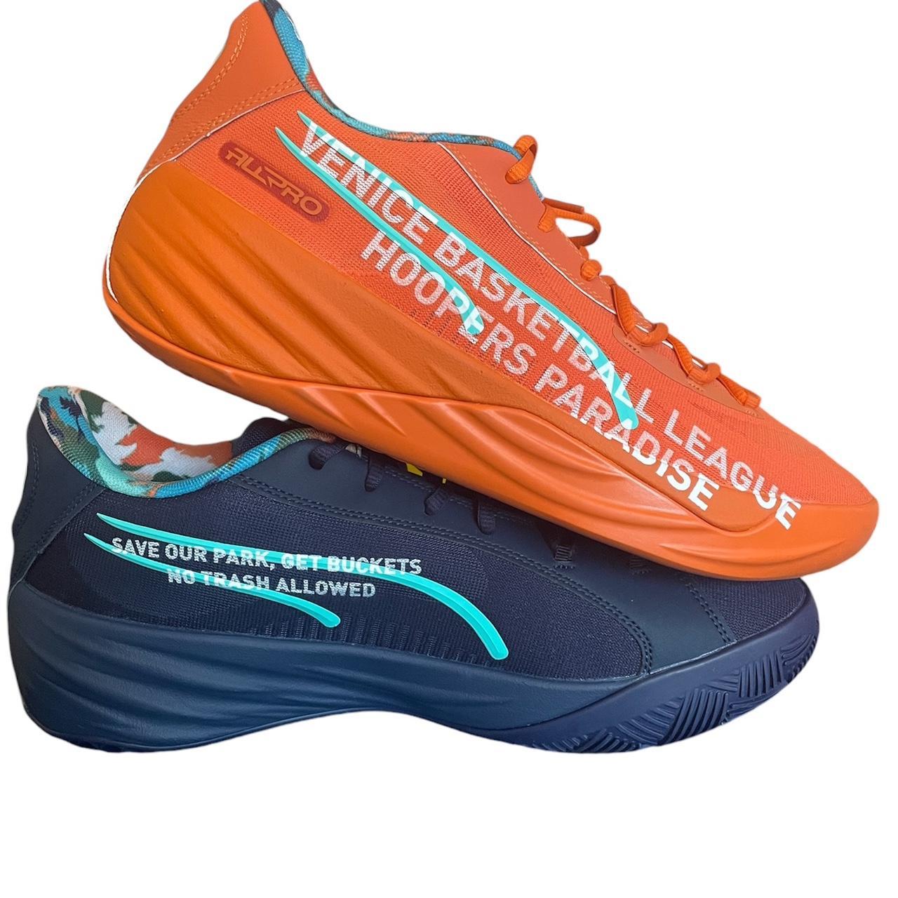 Size 12 PUMA VBL x All-Pro Nitro Navy Maple Syrup... | Depop