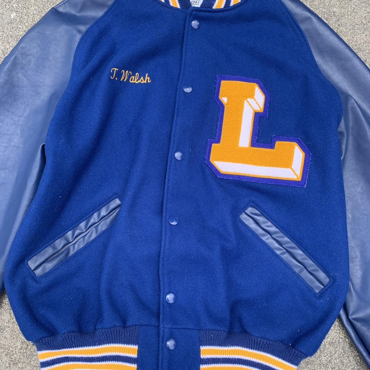 Men's Blue and Yellow Jacket | Depop