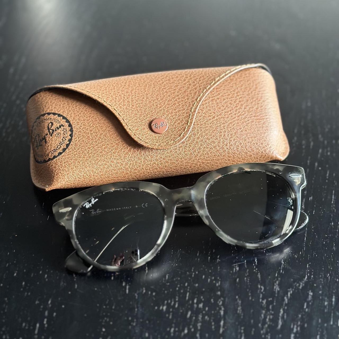 Ray Bans Orion Grey Tortoise Sunglasses. In perfect... - Depop