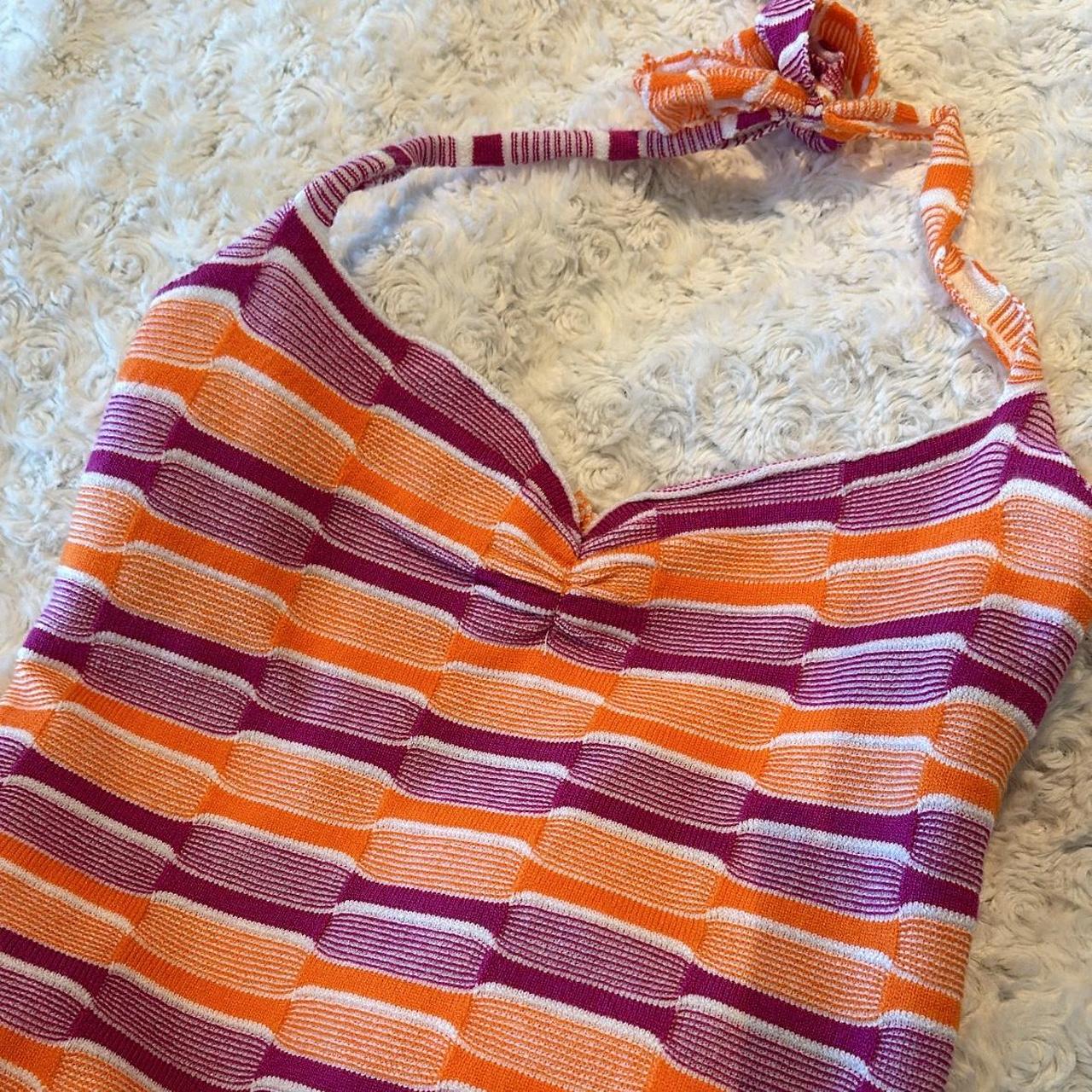Dear Frankie the label Rendezvous Top in tangerine... - Depop