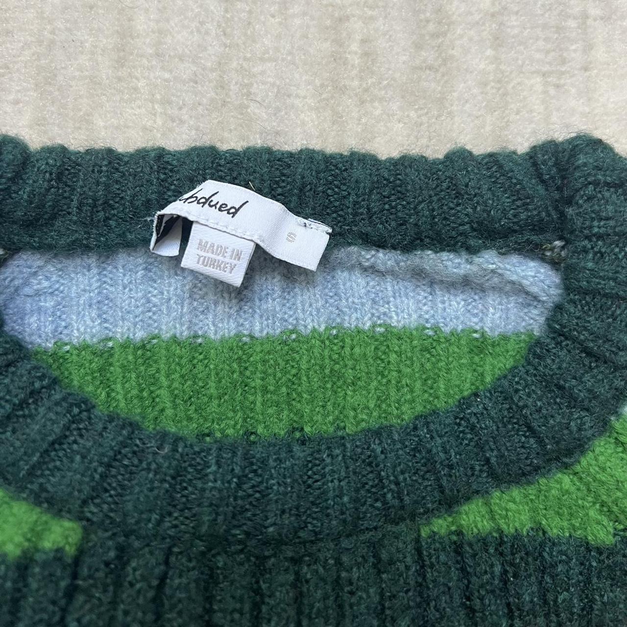 SUBDUED STRIPED CROPPED JUMPER perfect colours for... - Depop