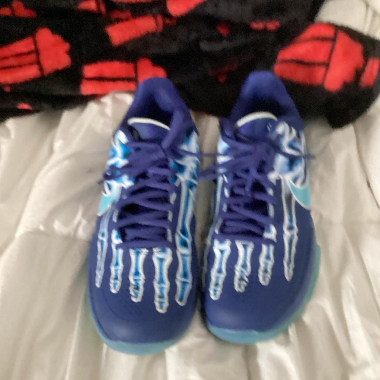Nike Kobe 5 Protro "Skeleton" trainers - blue and... | Depop