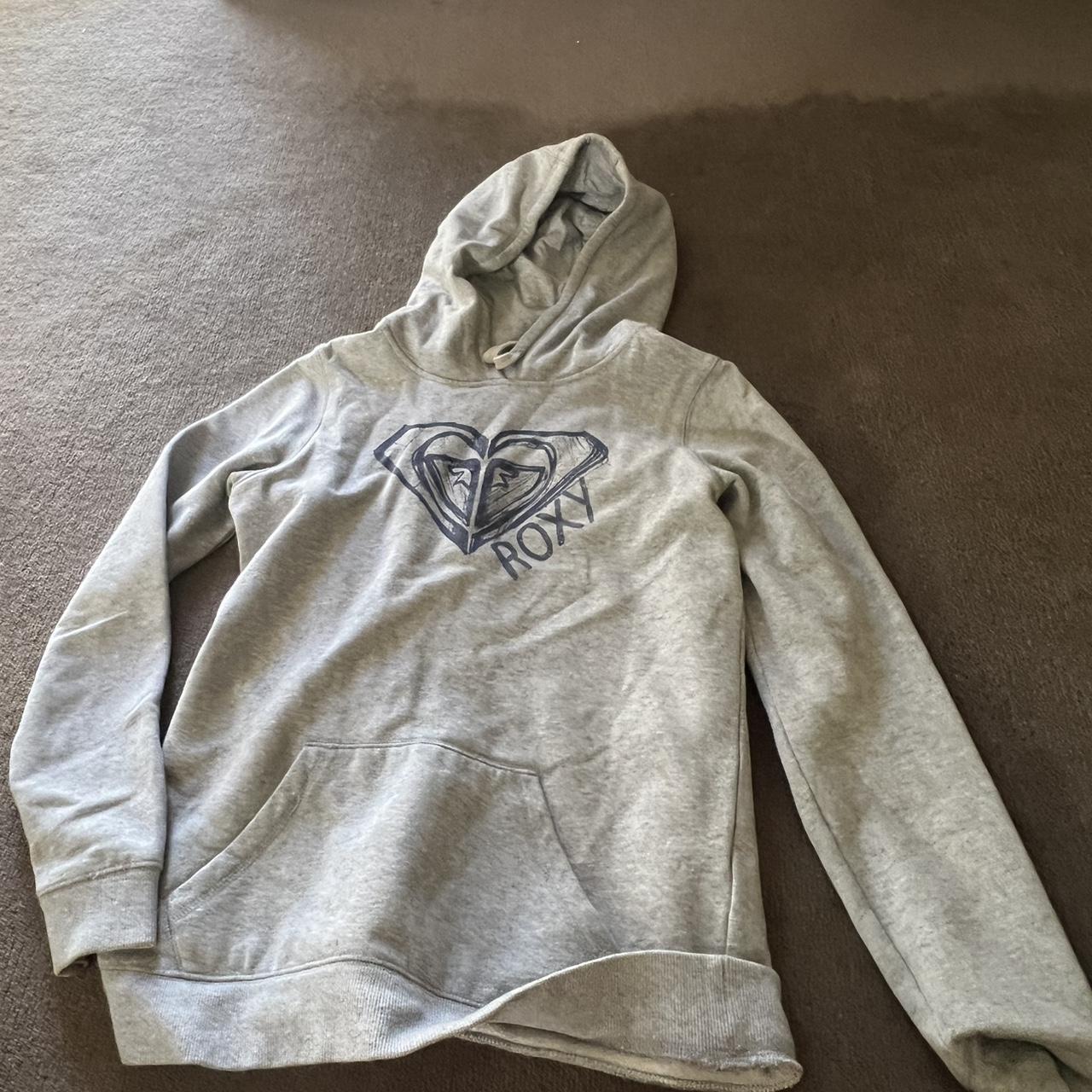Roxy grey jumper - Depop