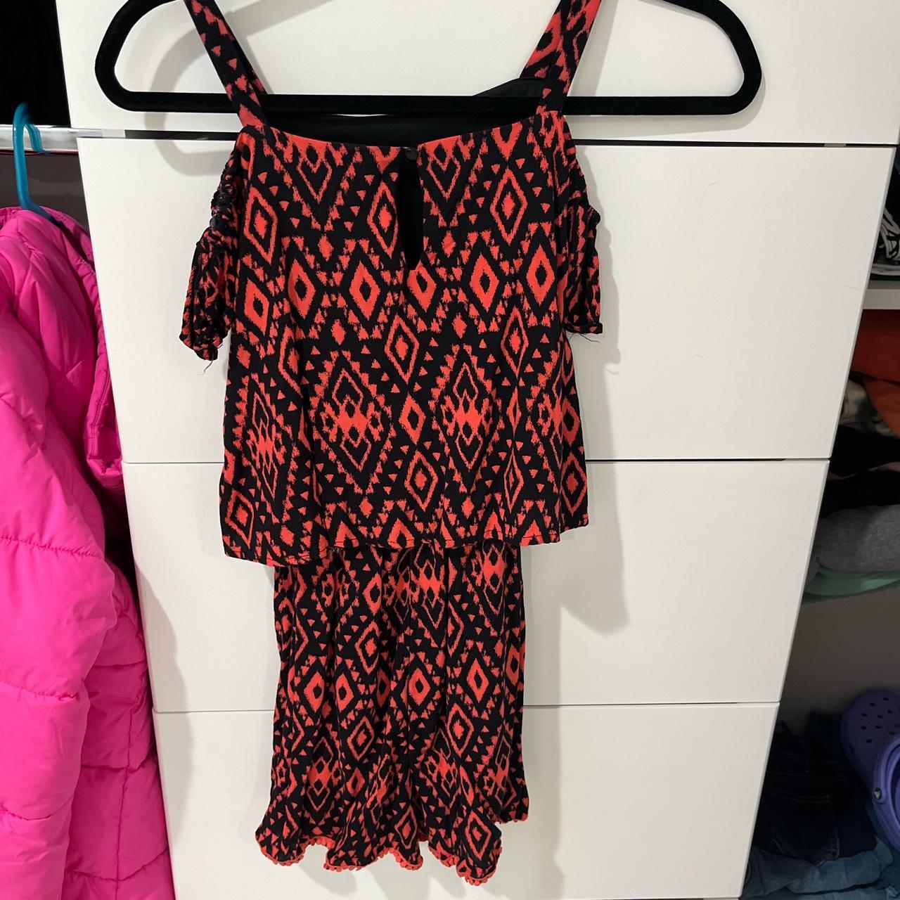 Cute romper from justice. Size 14. Fits a women... - Depop