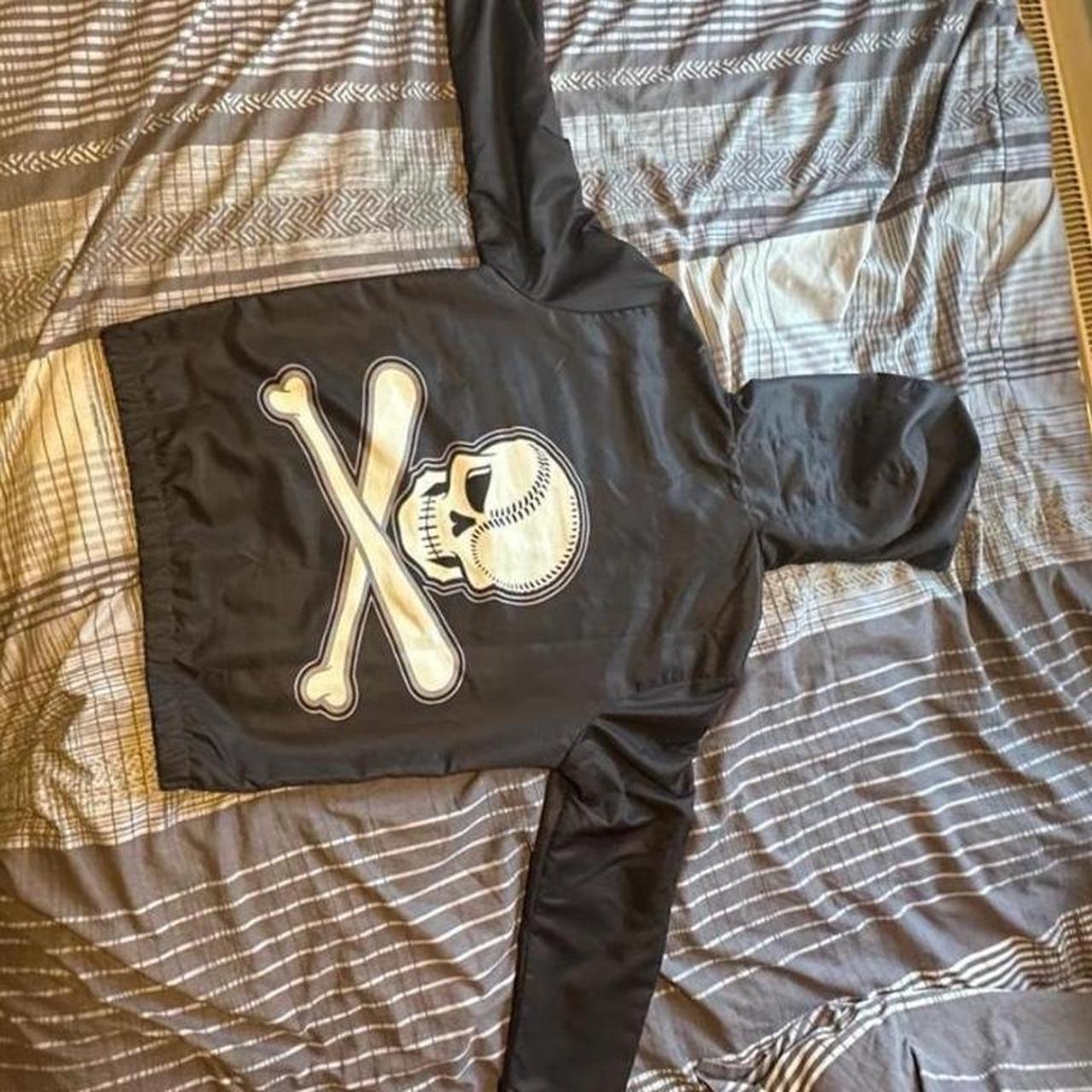 Black and white carsicko windbreaker jacket Really... | Depop