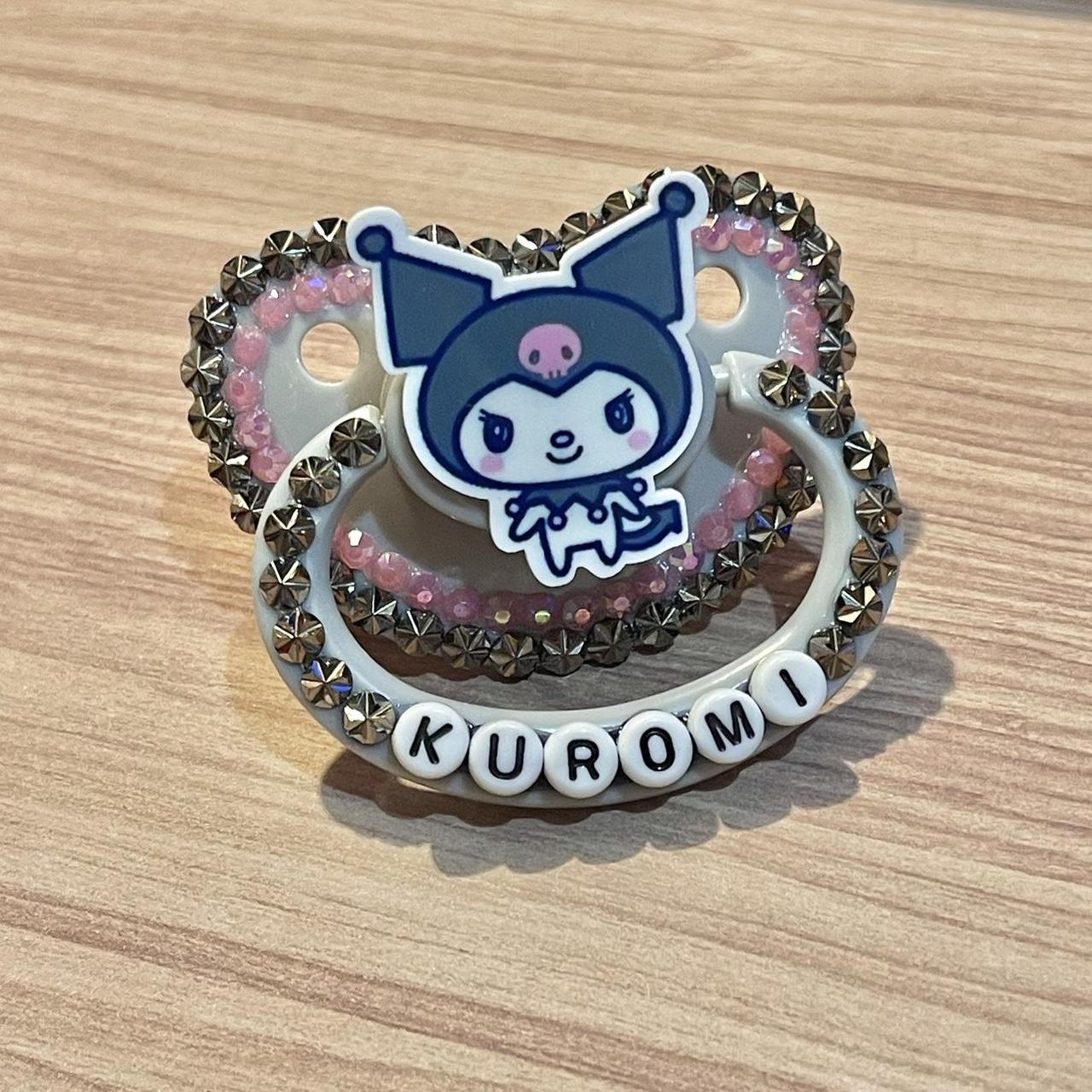 “Kuromi” decorated Adult Pacifier. I’m not sure who... | Depop