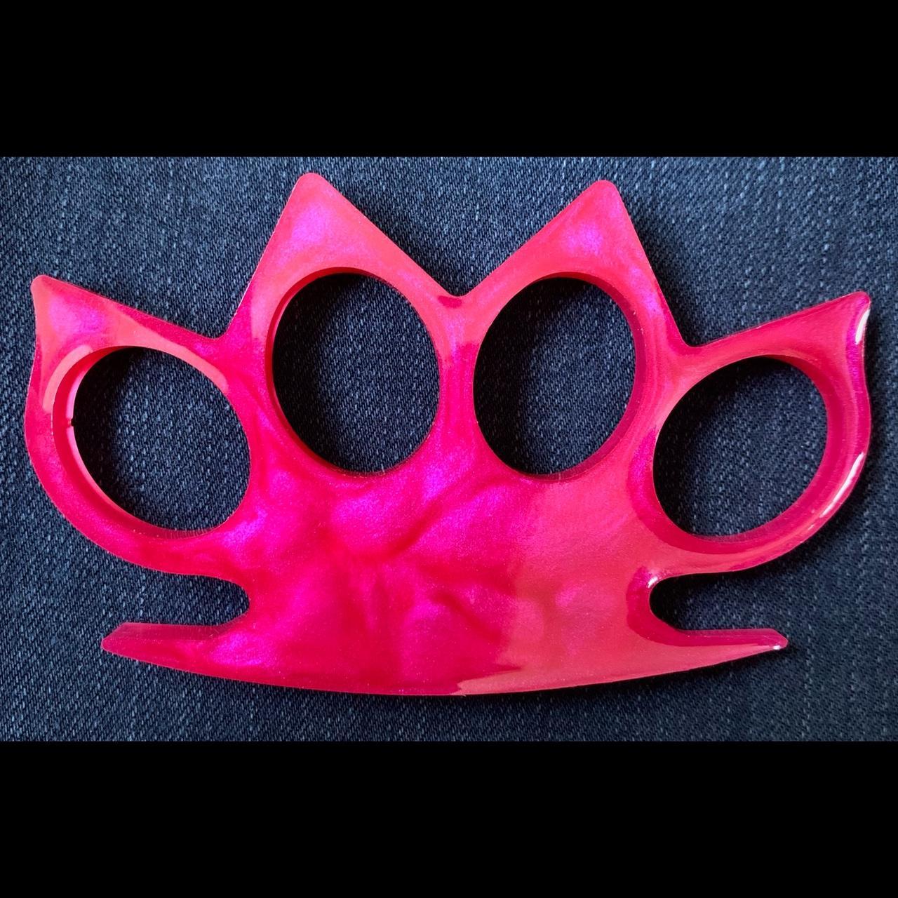 Pink knuckle duster necklace. - It’s an essential... - Depop
