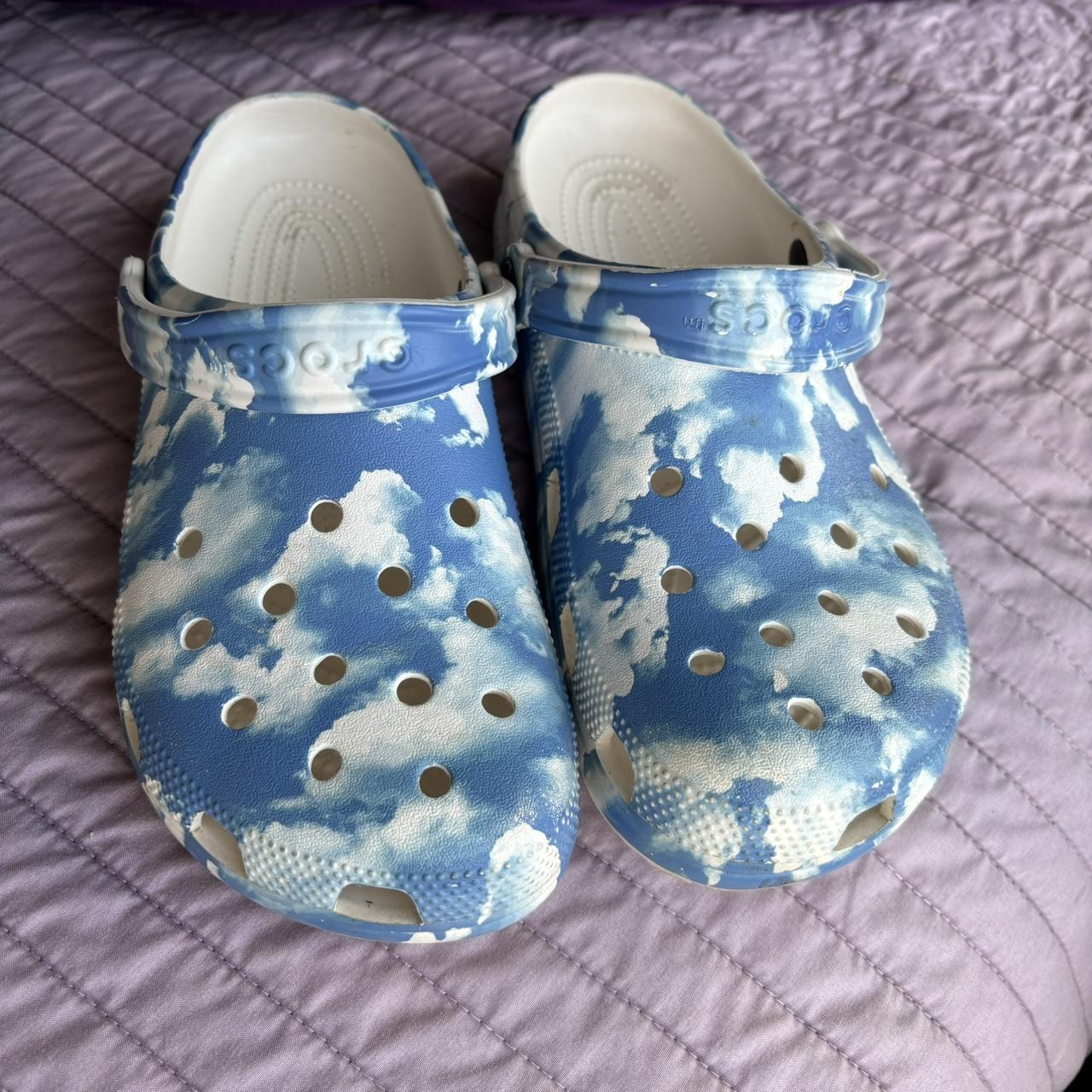 Cloud crocs US size women’s 10/mens 8 slightly worn... - Depop