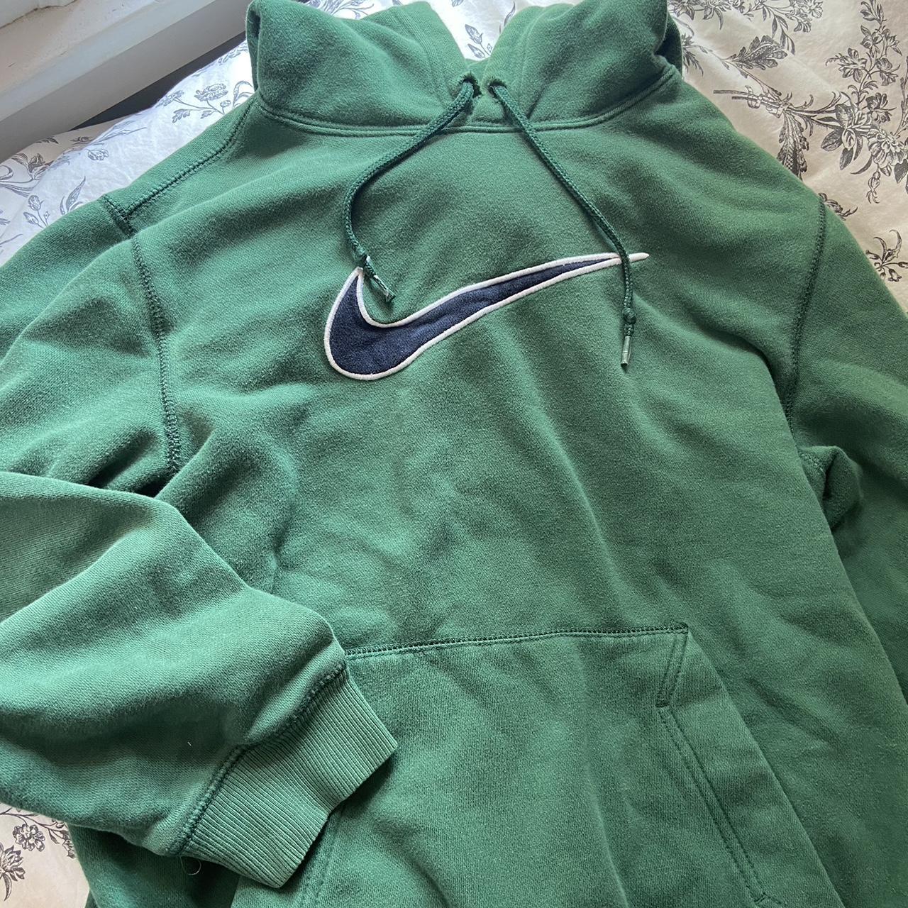 Nike Women's Green Hoodie | Depop
