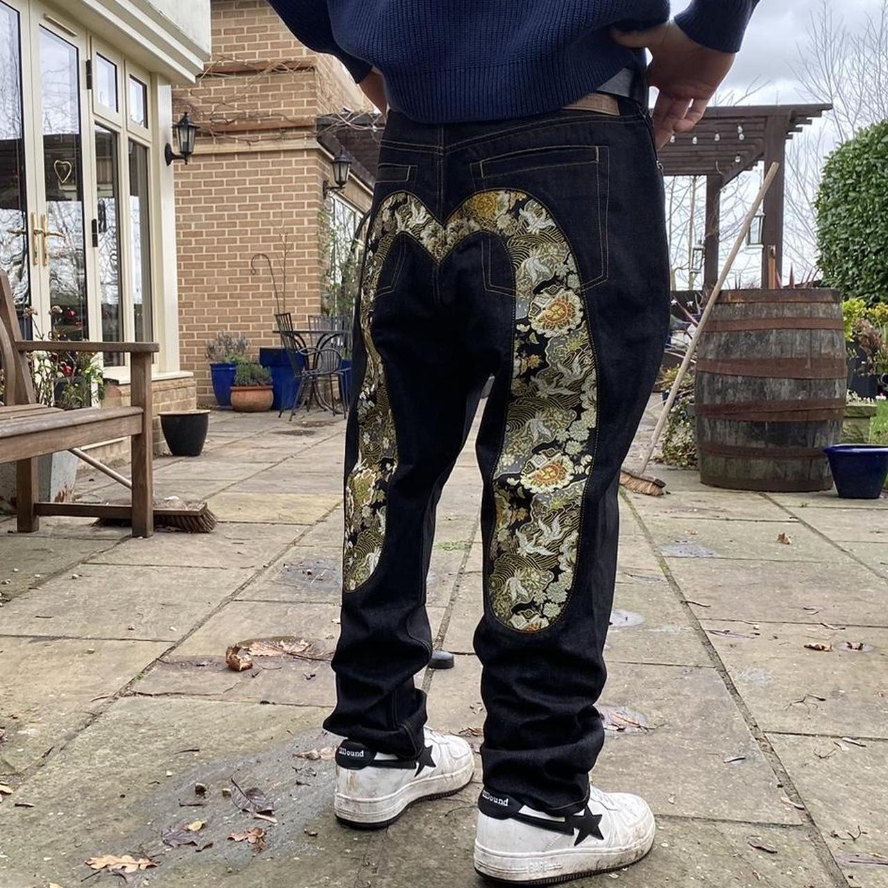 Evisu Jeans - SOLD Straight leg fit (baggy... - Depop