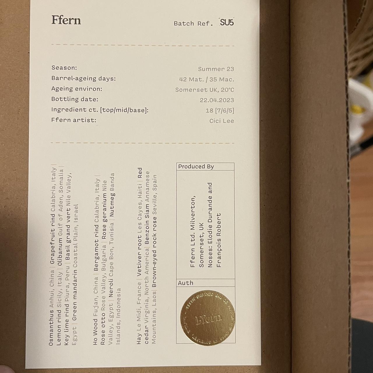 ffern summer 2023 fragrance Brand new, open to take... - Depop