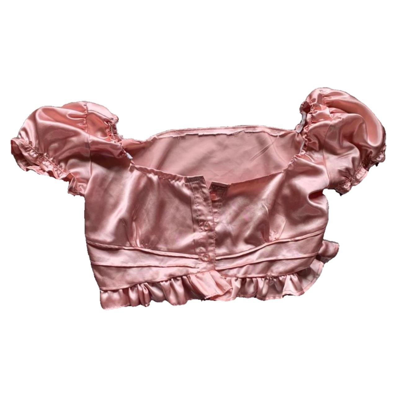 pretty pink top i bought this secondhand and i... - Depop