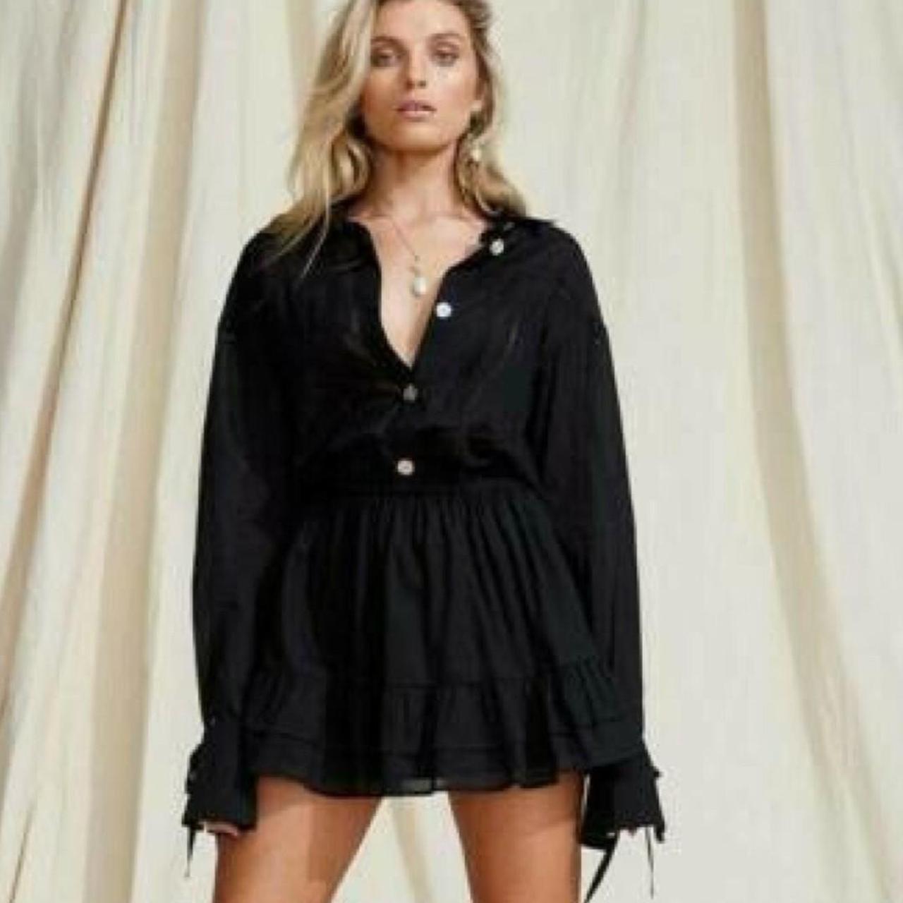 Maurie and Eve Arcadia Dress in BLACK XS Only worn a... - Depop