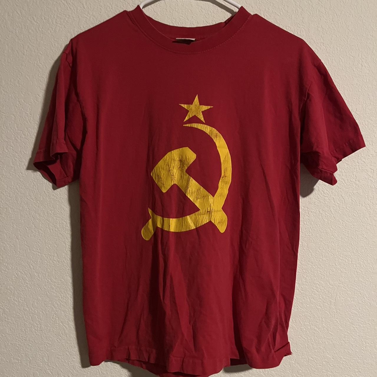 Hammer & sickle communist shirt. Shoutout Ho Chi Minh - Depop