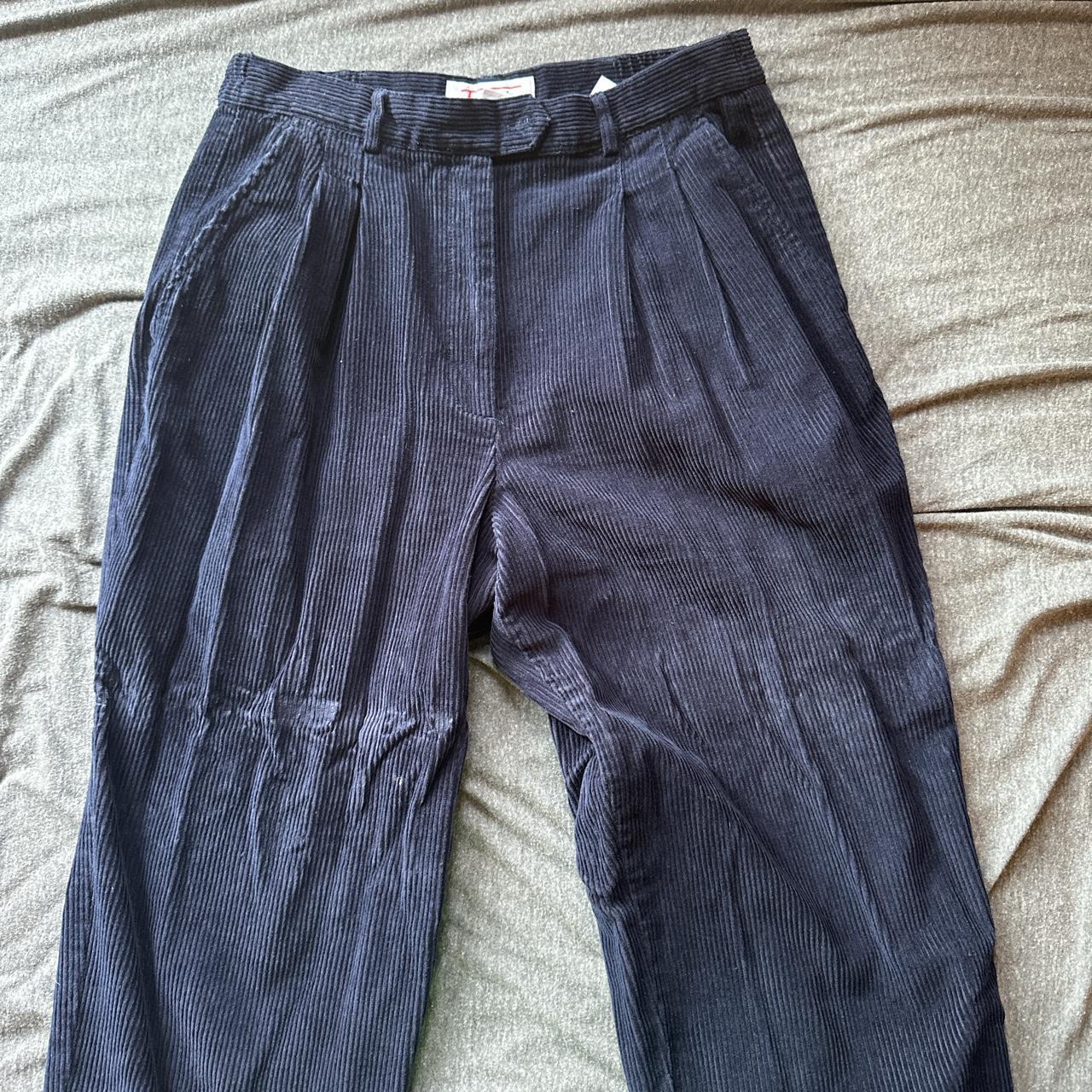 🔵Navy Blue Talbots, David Brooks Corduroy pants... | Depop