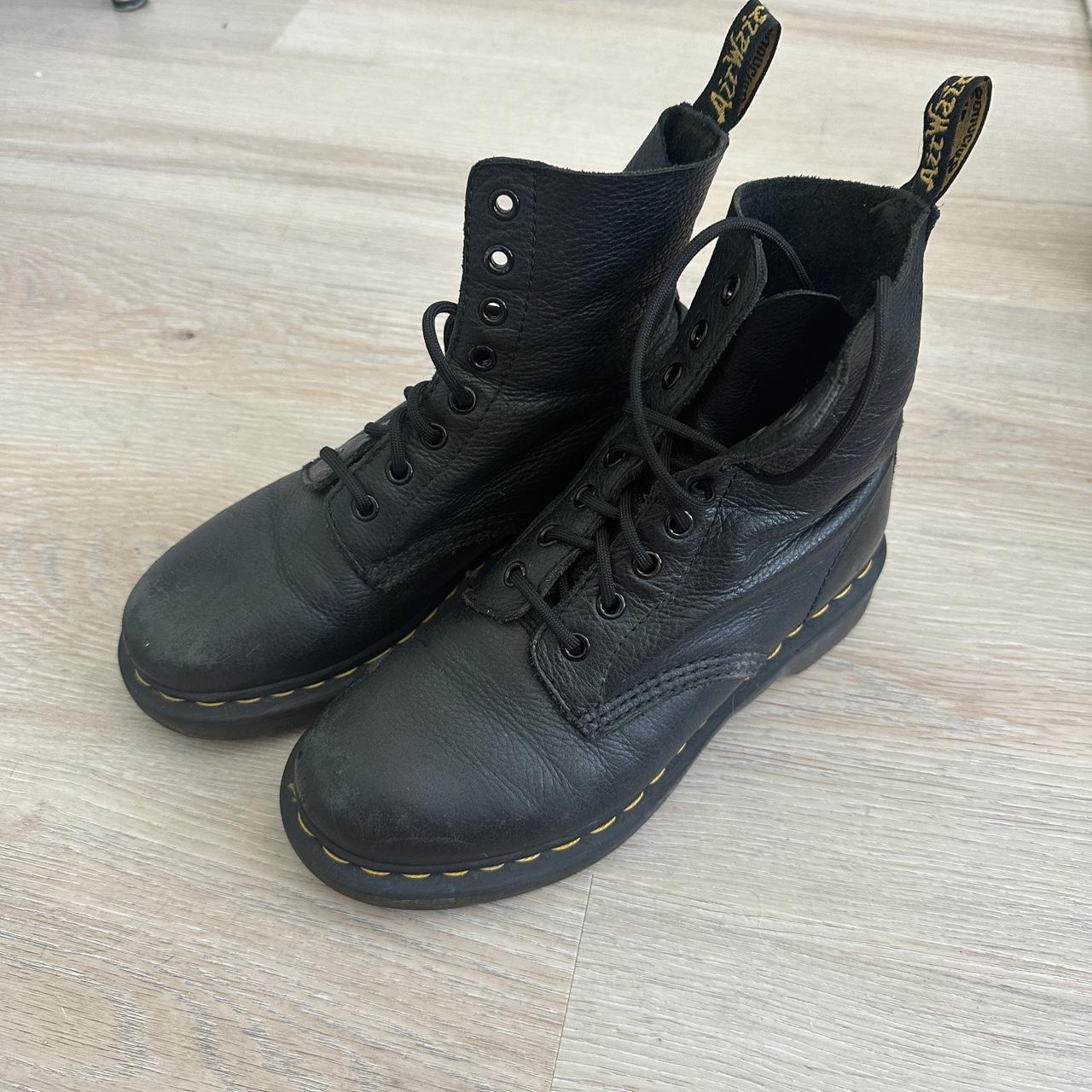 Women’s size 7 doc martens soft leather boot.... - Depop