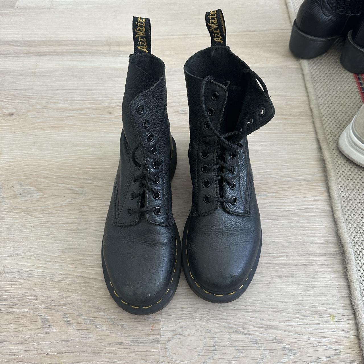 Women’s size 7 doc martens soft leather boot.... - Depop