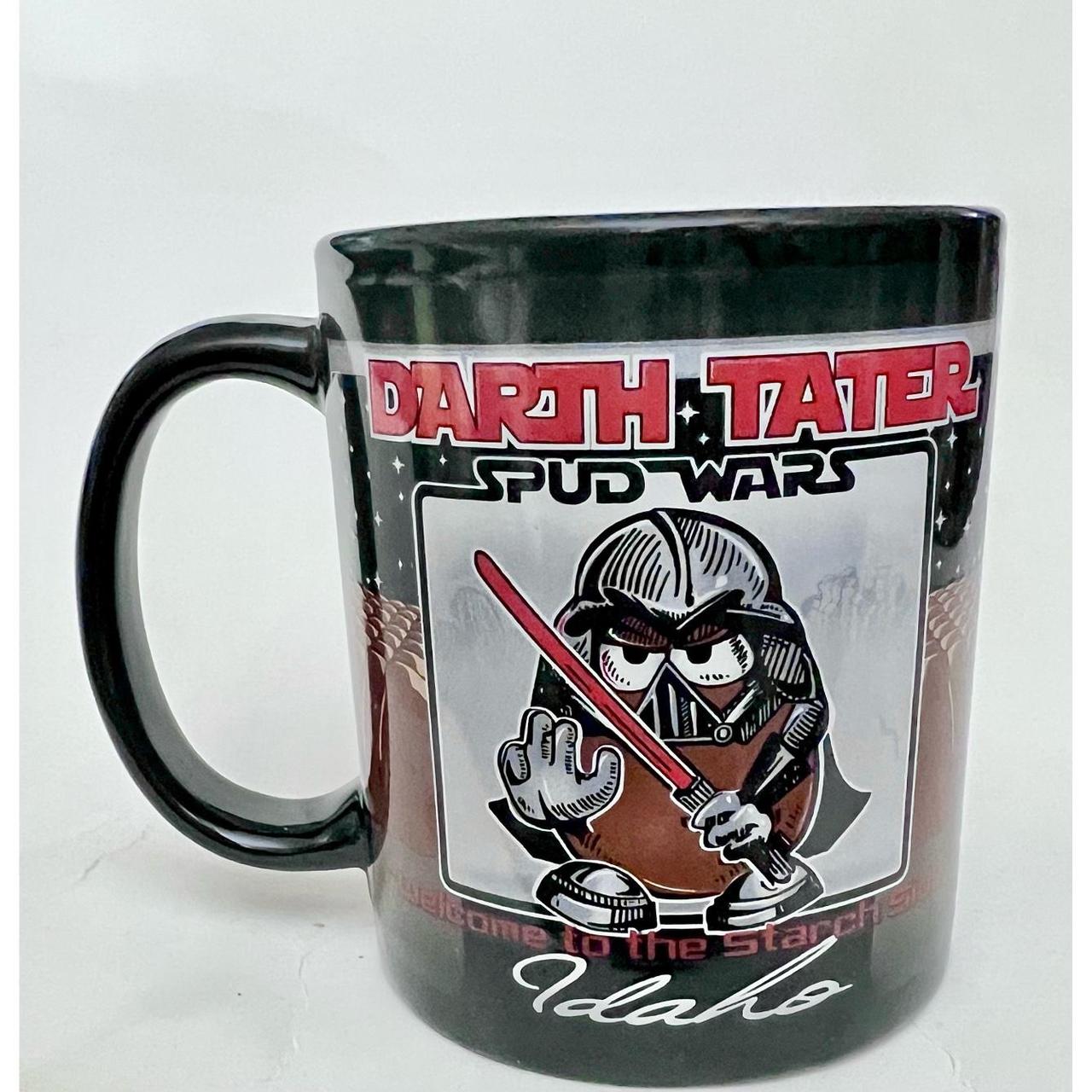 Darth Tater Spud Wars Idaho Mug. Black ceramic Star... | Depop
