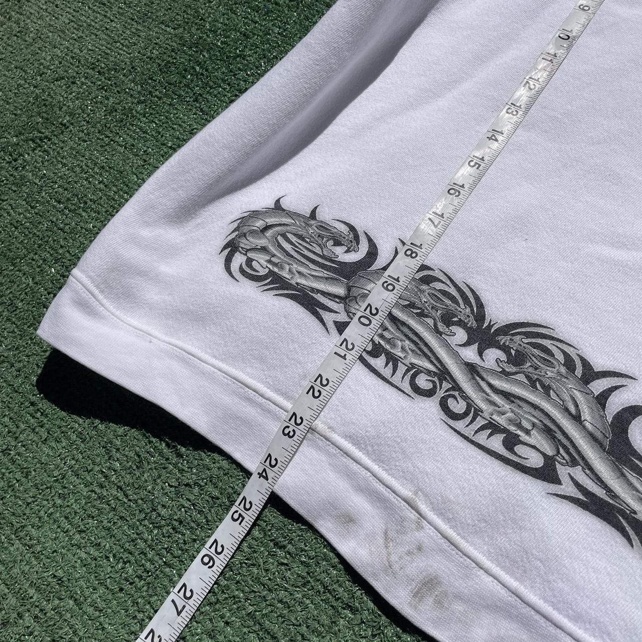 Vintage 90’s Top Heavy Jnco Tribal Dragon... | Depop