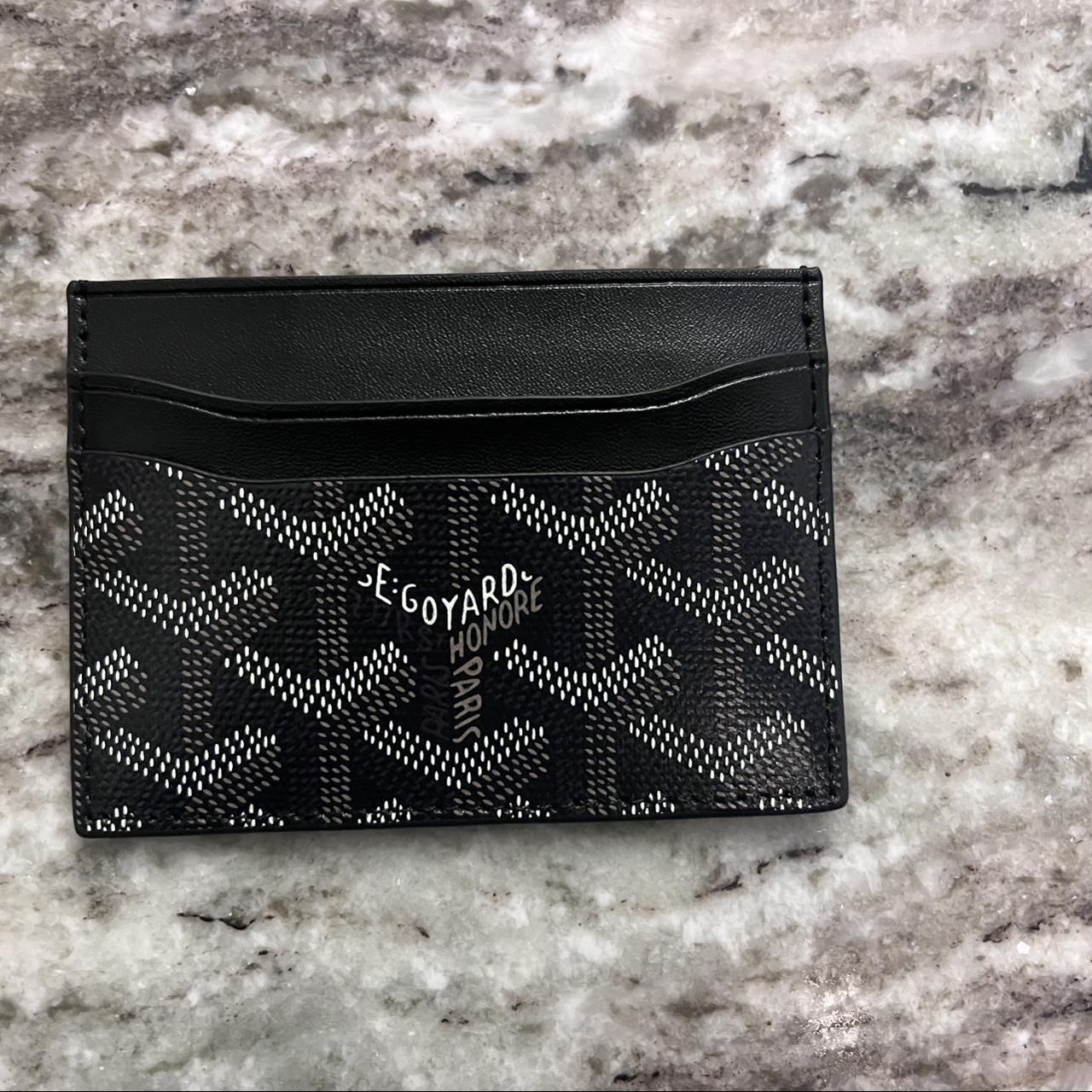 Goyard Men's Black and White Wallet-purses | Depop