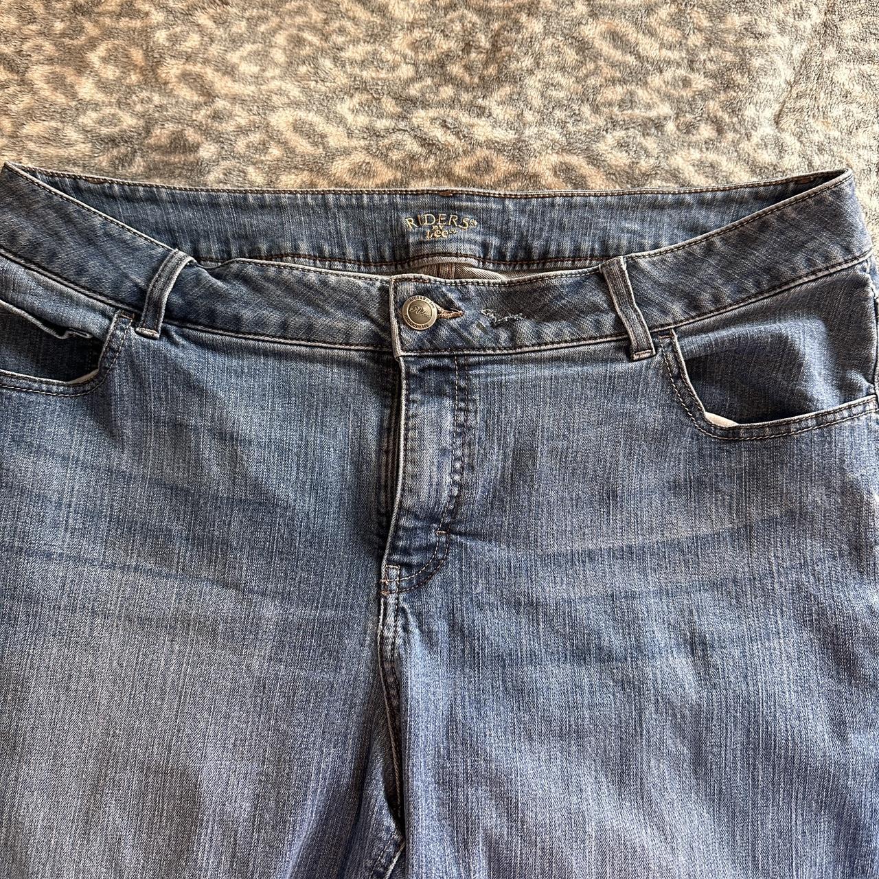 Low rise Lee riders jeans - blue Fin pocket... | Depop