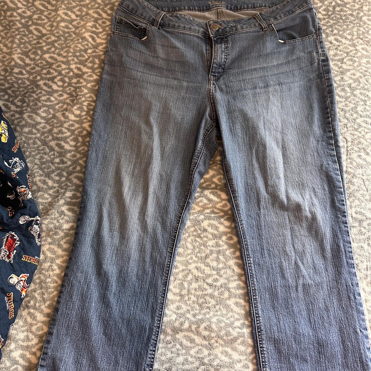 Low rise Lee riders jeans - blue Fin pocket... | Depop