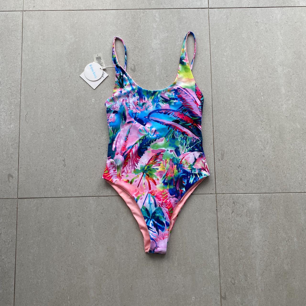 Kulani Kini One Piece in Hawaiian Sunset - AU size M... - Depop