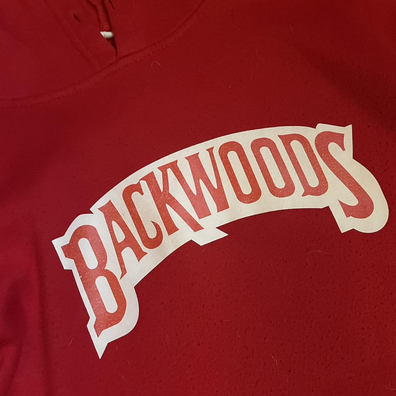 Backwoods red hoodie #backwoods - Depop