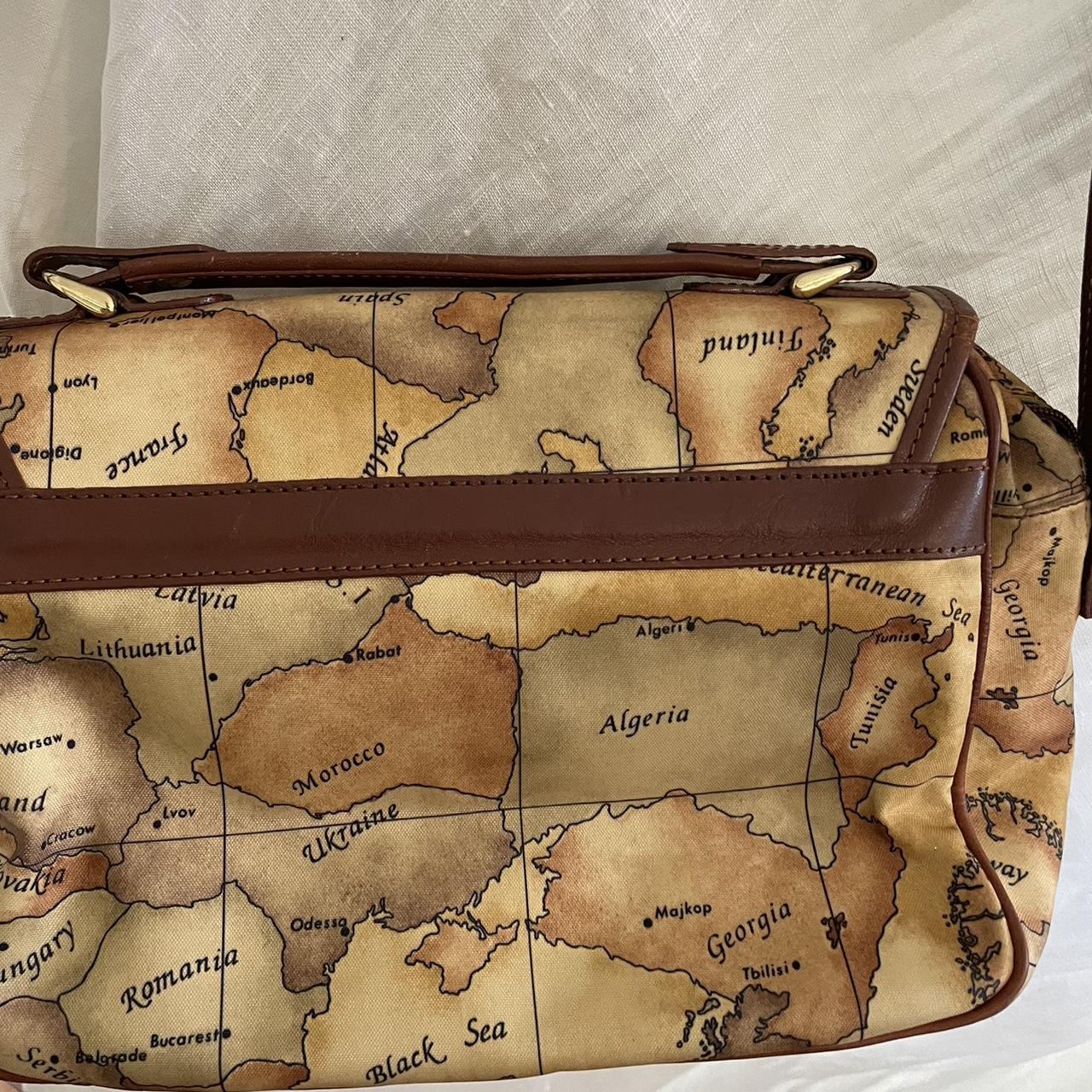 Vintage Italian World Map Bag #gucci #dolcegabbana... - Depop