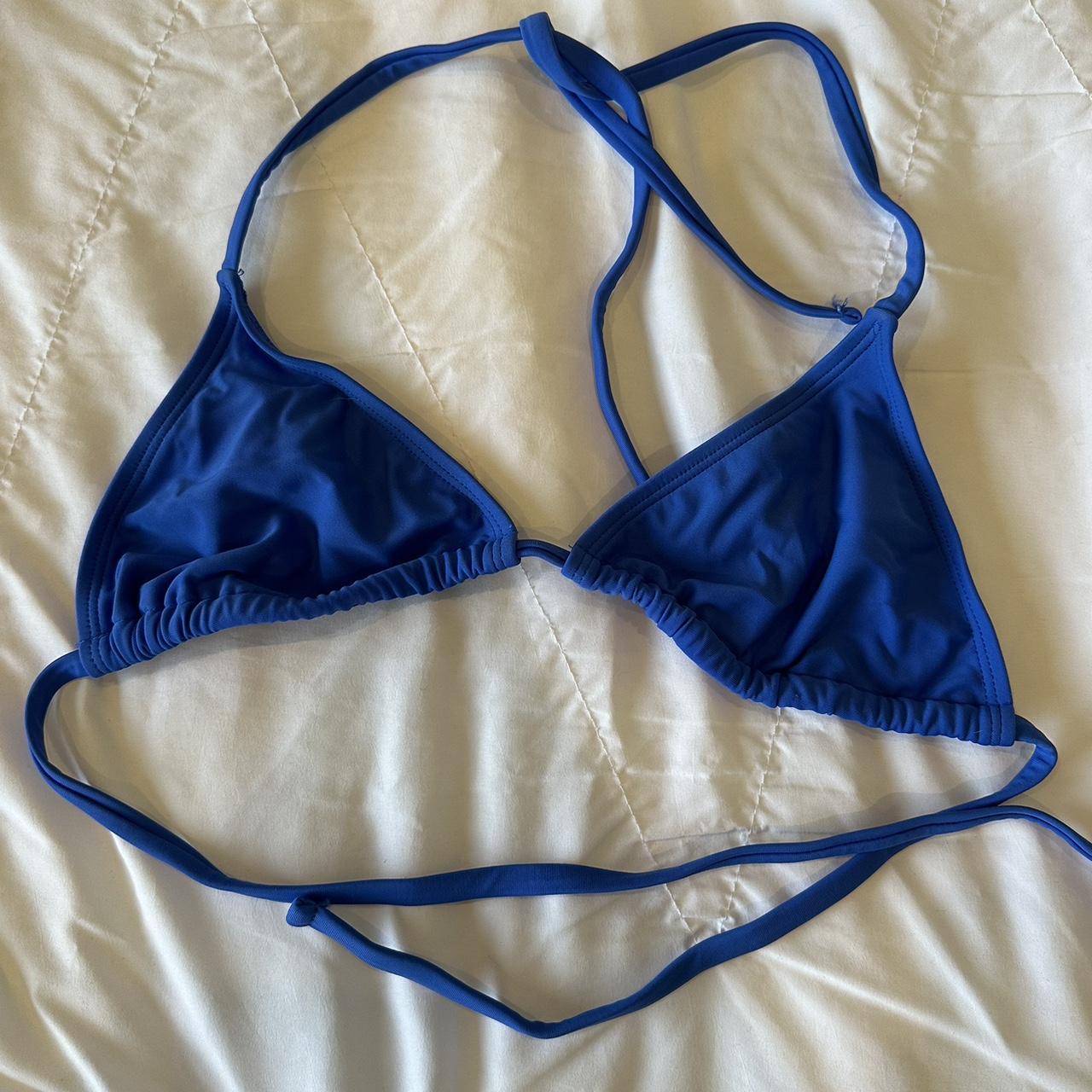 electric blue swim suit • size xs • target brand •... - Depop