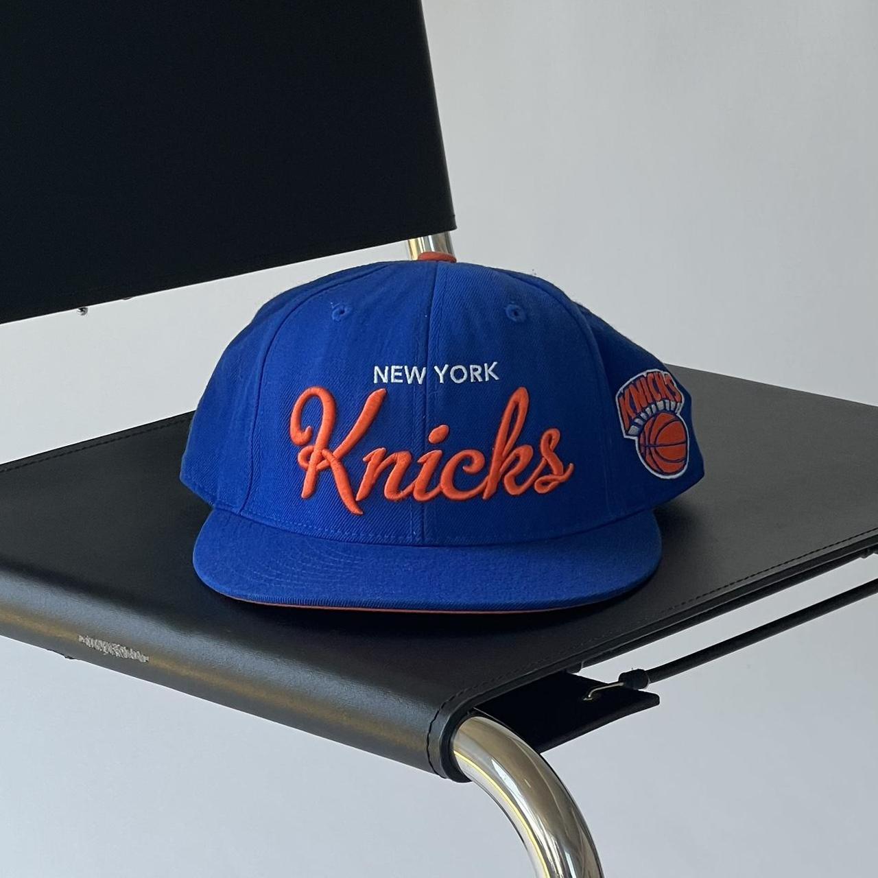 New York Knicks SnapBack Hat Mitchell & Ness One... - Depop