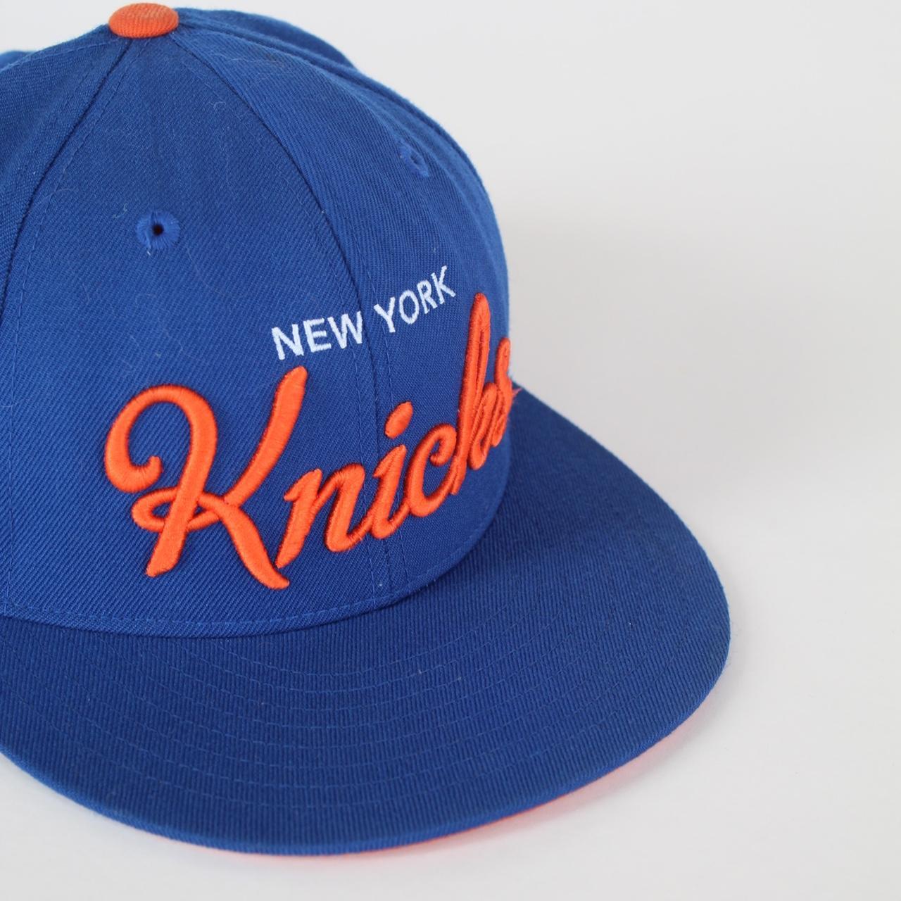 New York Knicks SnapBack Hat Mitchell & Ness One... - Depop