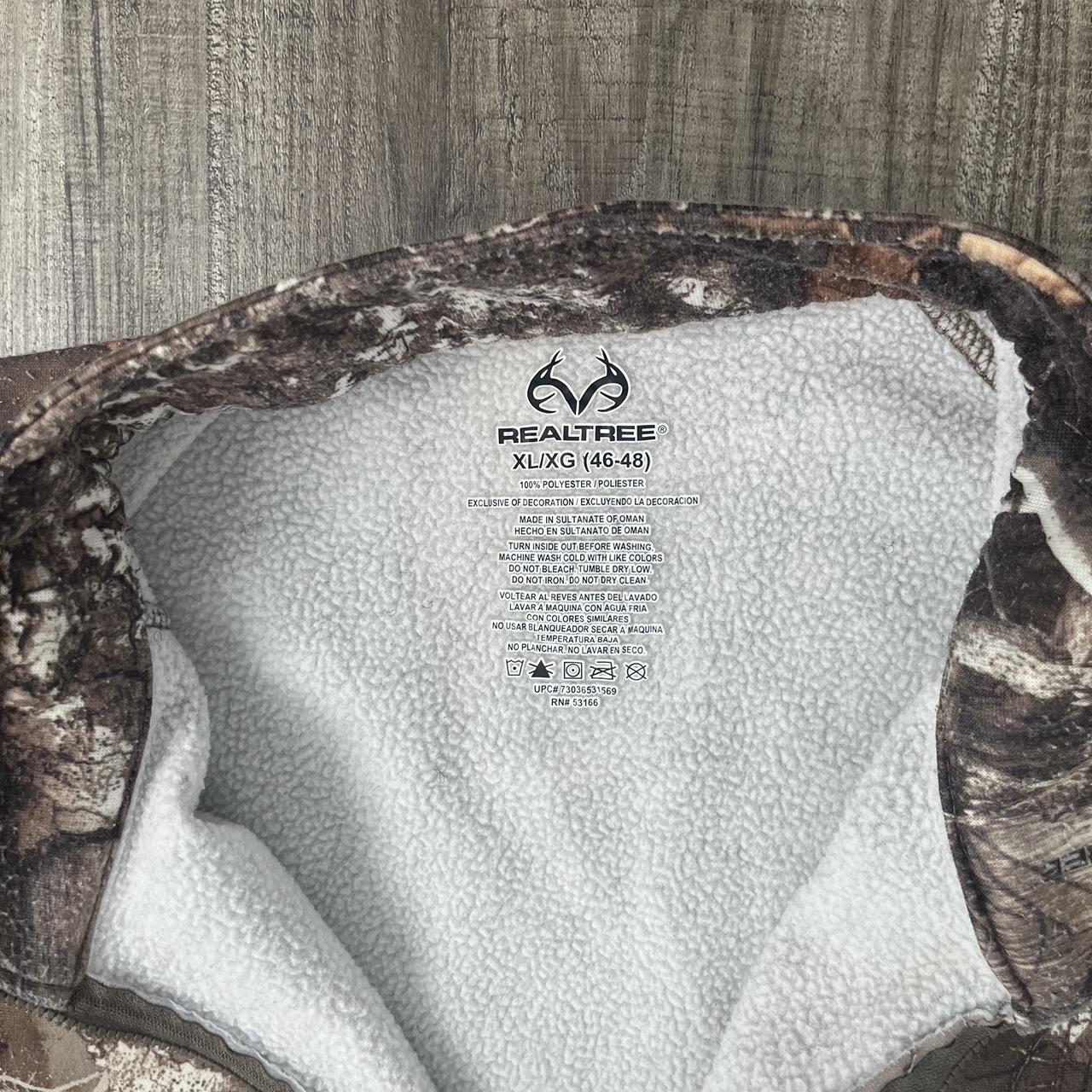 Vintage Camo Realtree 1/4 Zip Up - Size XL - Good... - Depop